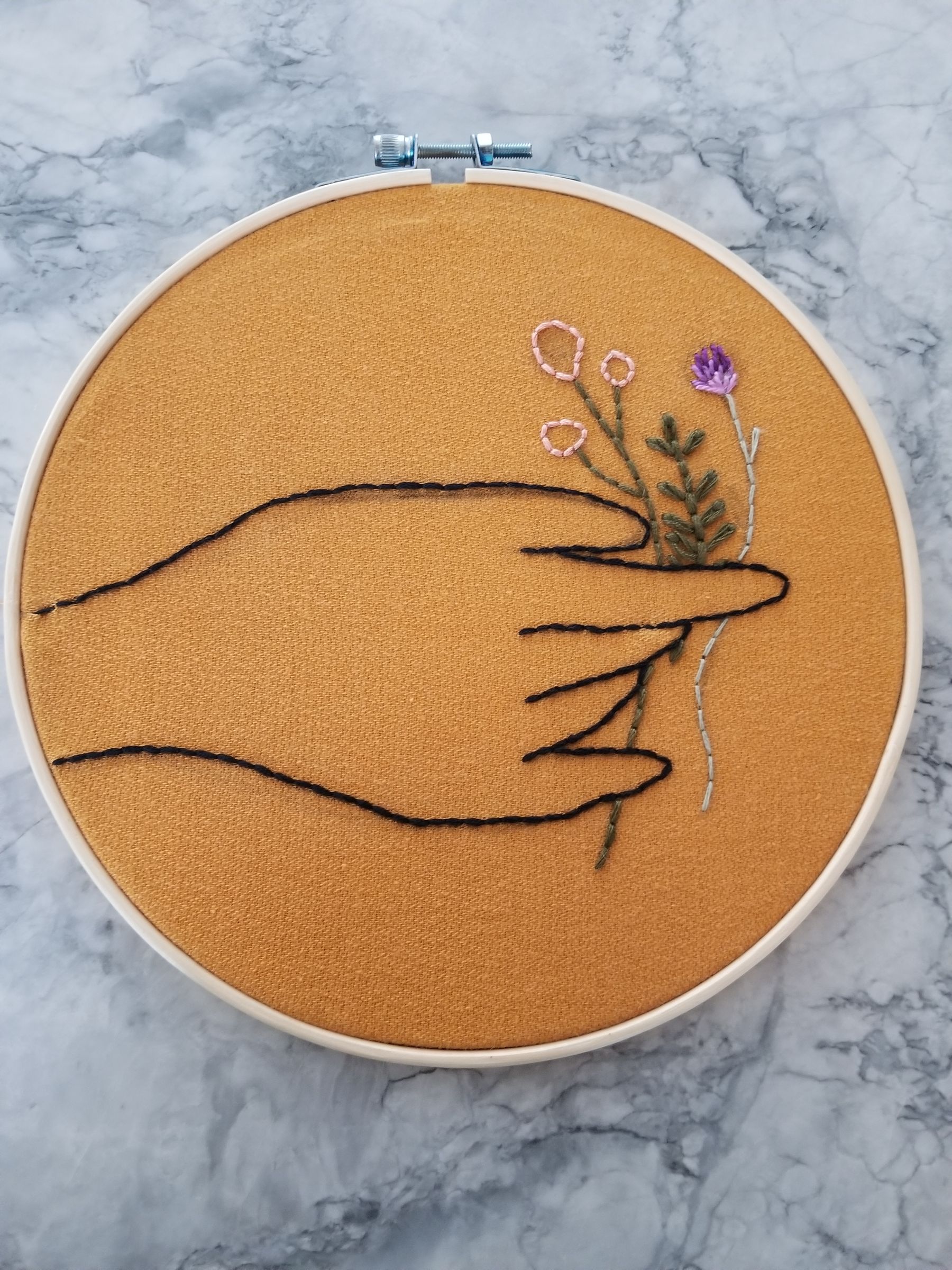 Embroidered Hand : 9 Steps (with Pictures) - Instructables