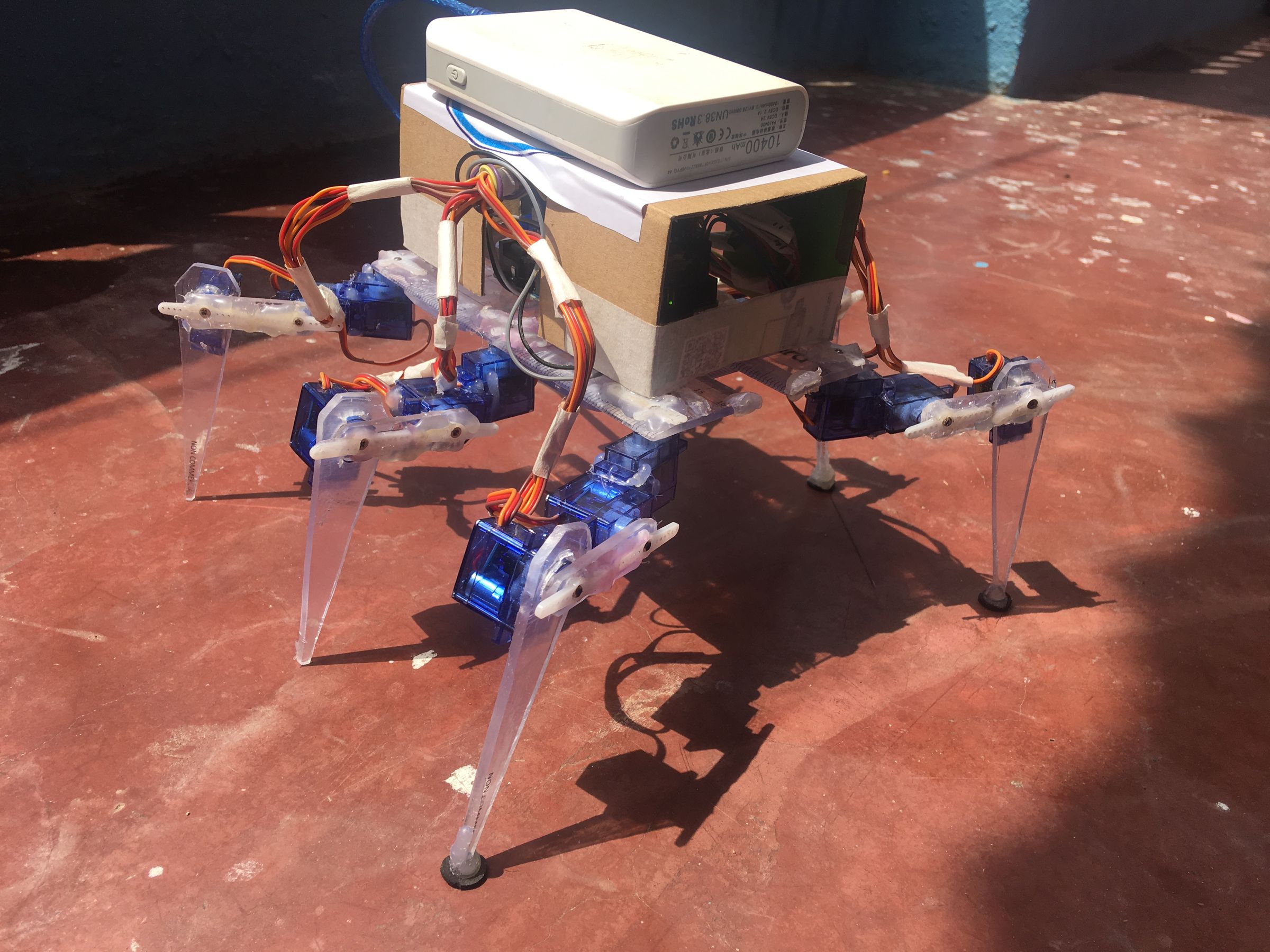 Hexapod Robot With Ruler Body Parts : 3 Steps (with Pictures ...