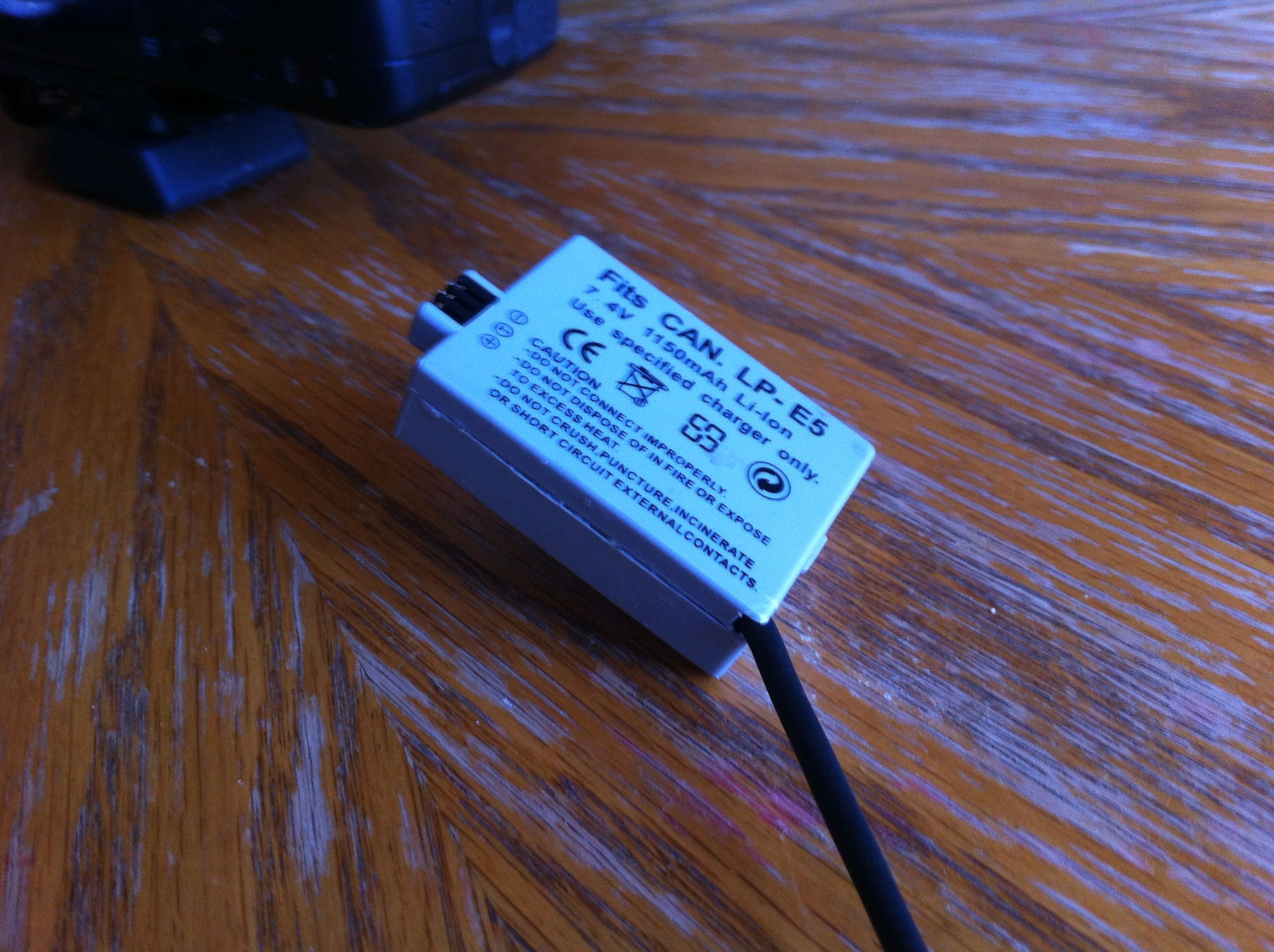 Camera Battery Adapter (with Pictures) - Instructables