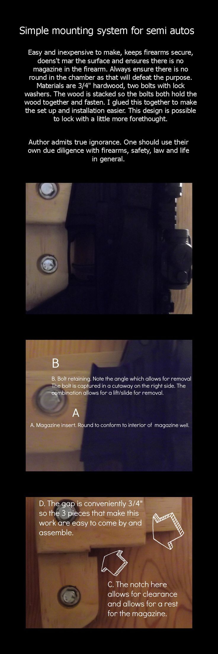 Simple Storage for a Semi Auto Rifle - Instructables