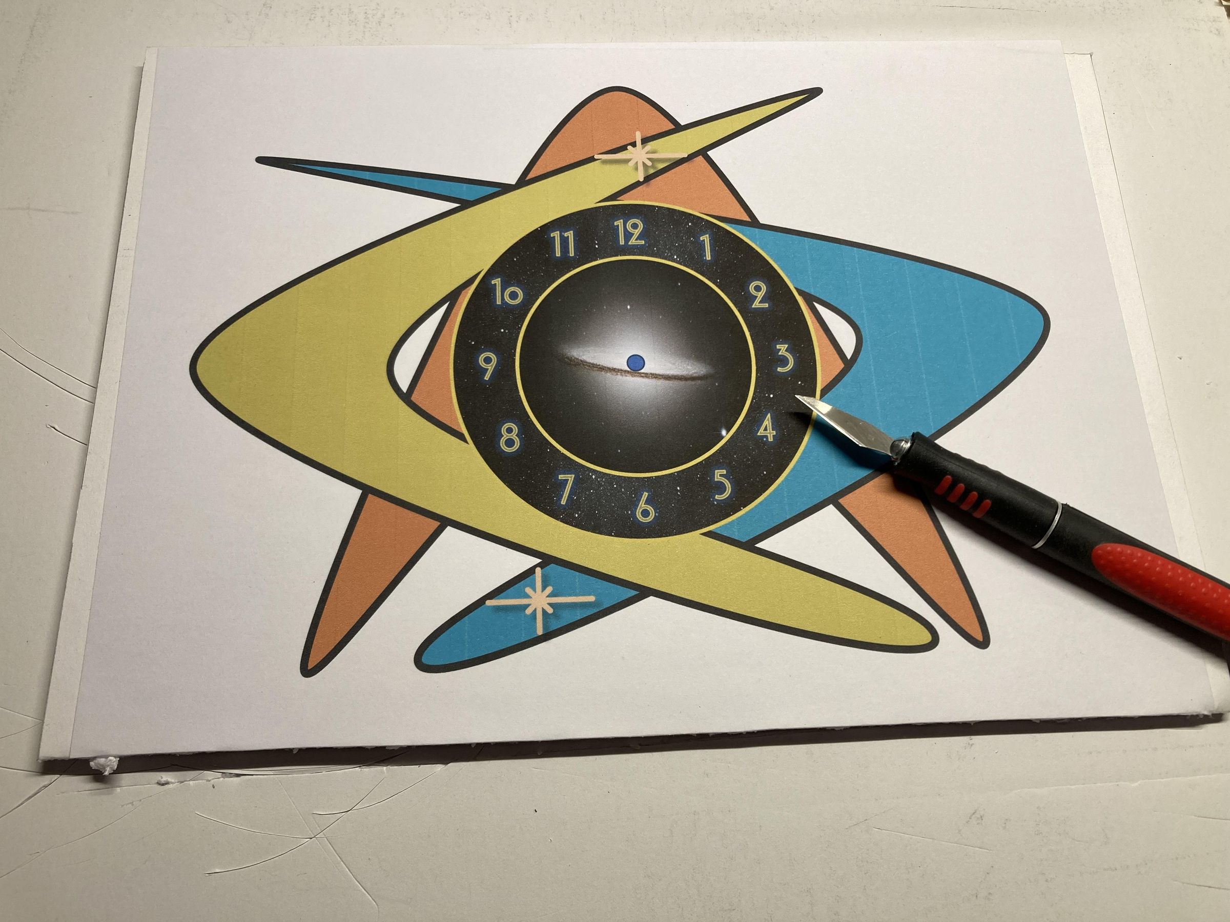 Handmade Space Age Clock : 8 Steps (with Pictures) - Instructables
