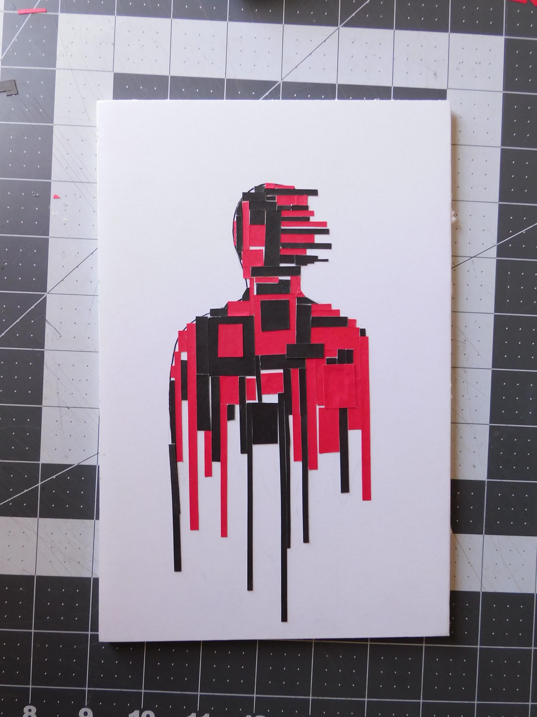 How to Make a Glitch/square Pixelated Type Art Poster for Minamalistic ...