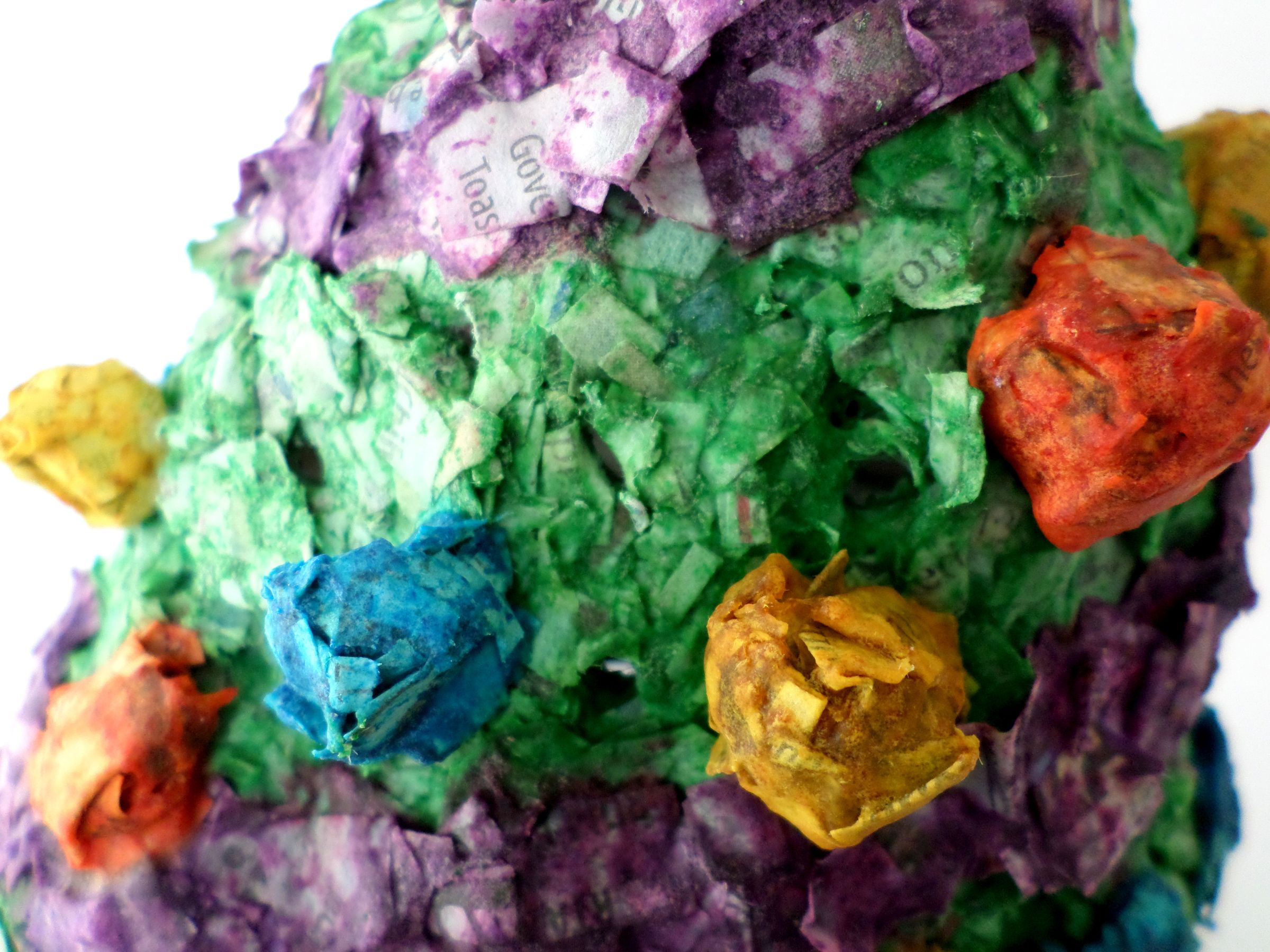 Mini Paper Mache Light-Up Christmas Tree : 8 Steps (with Pictures ...