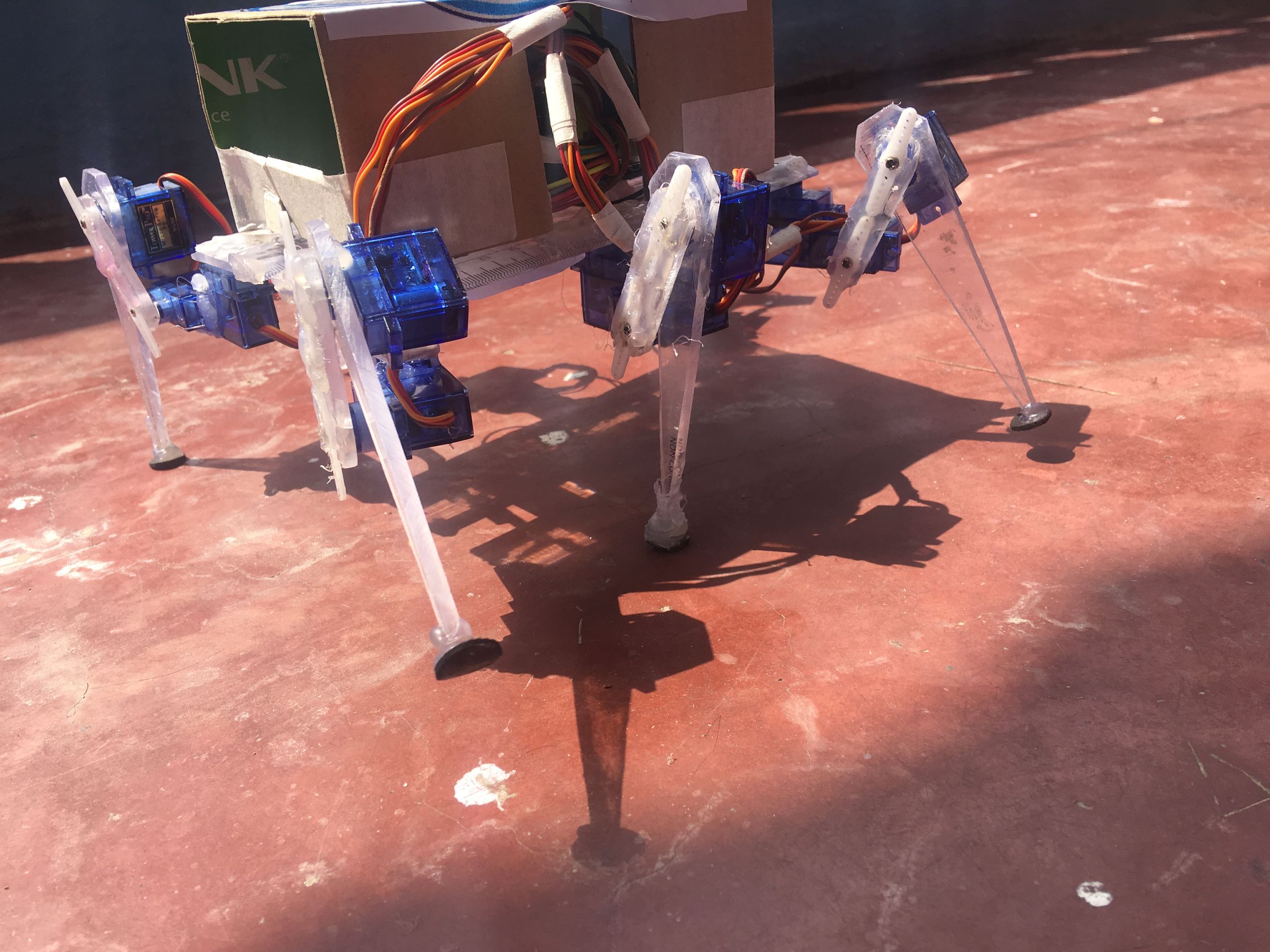 Hexapod Robot With Ruler Body Parts : 3 Steps (with Pictures ...