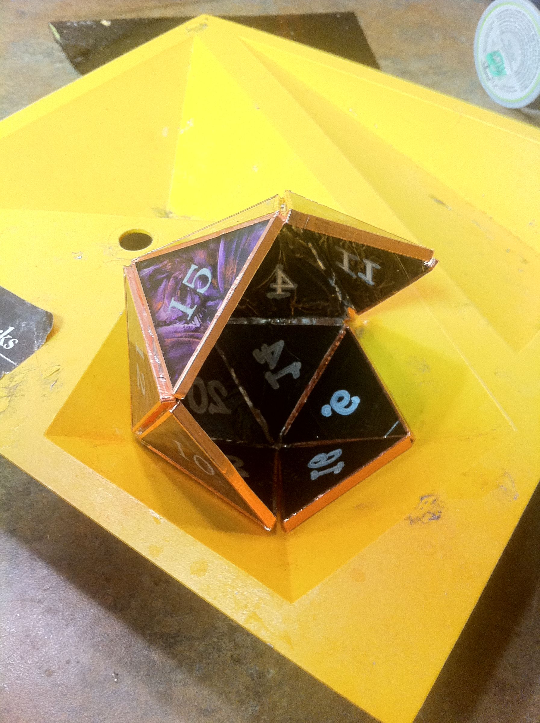Making a Stained-Glass D20 : 4 Steps (with Pictures) - Instructables