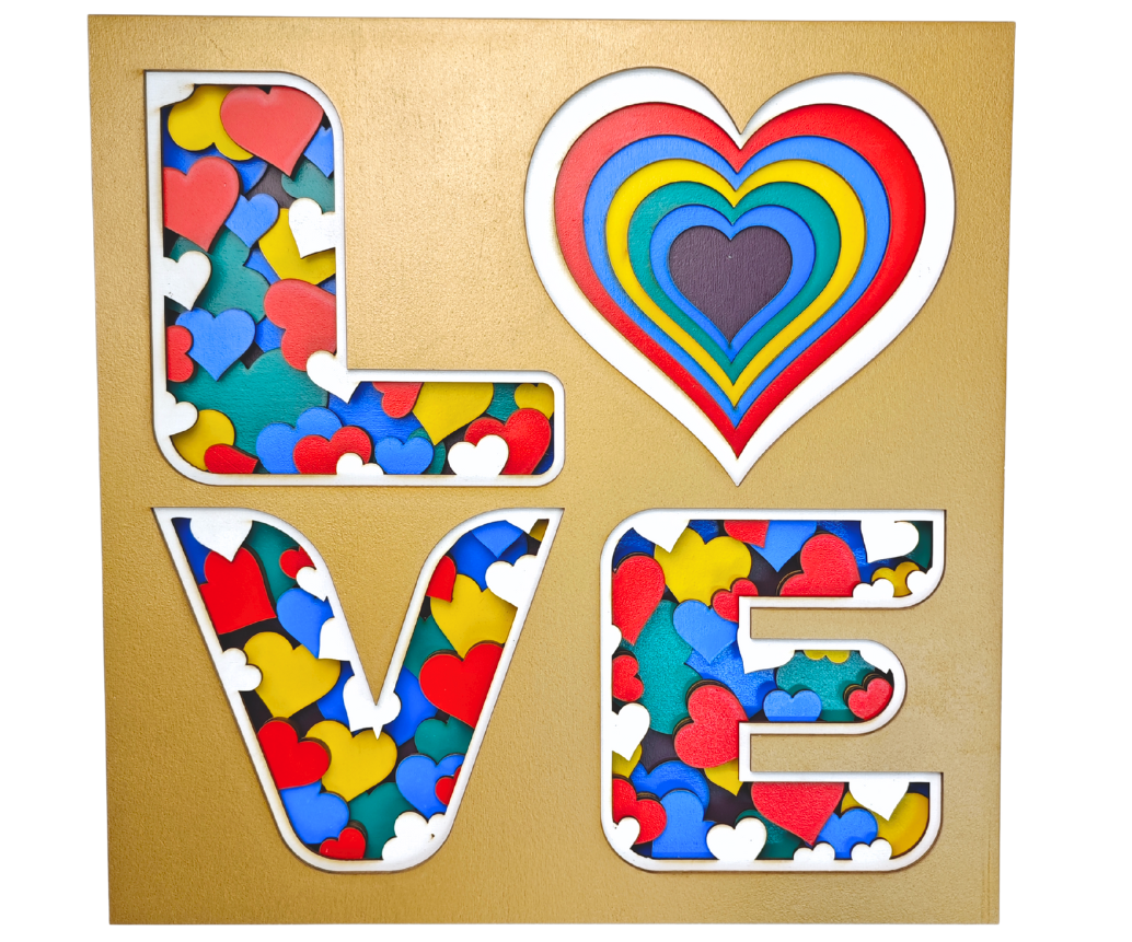 Laser Cut Rainbow Love – a DIY Tribute to Colorful Fandom and Creative Pride : 5 Steps ...