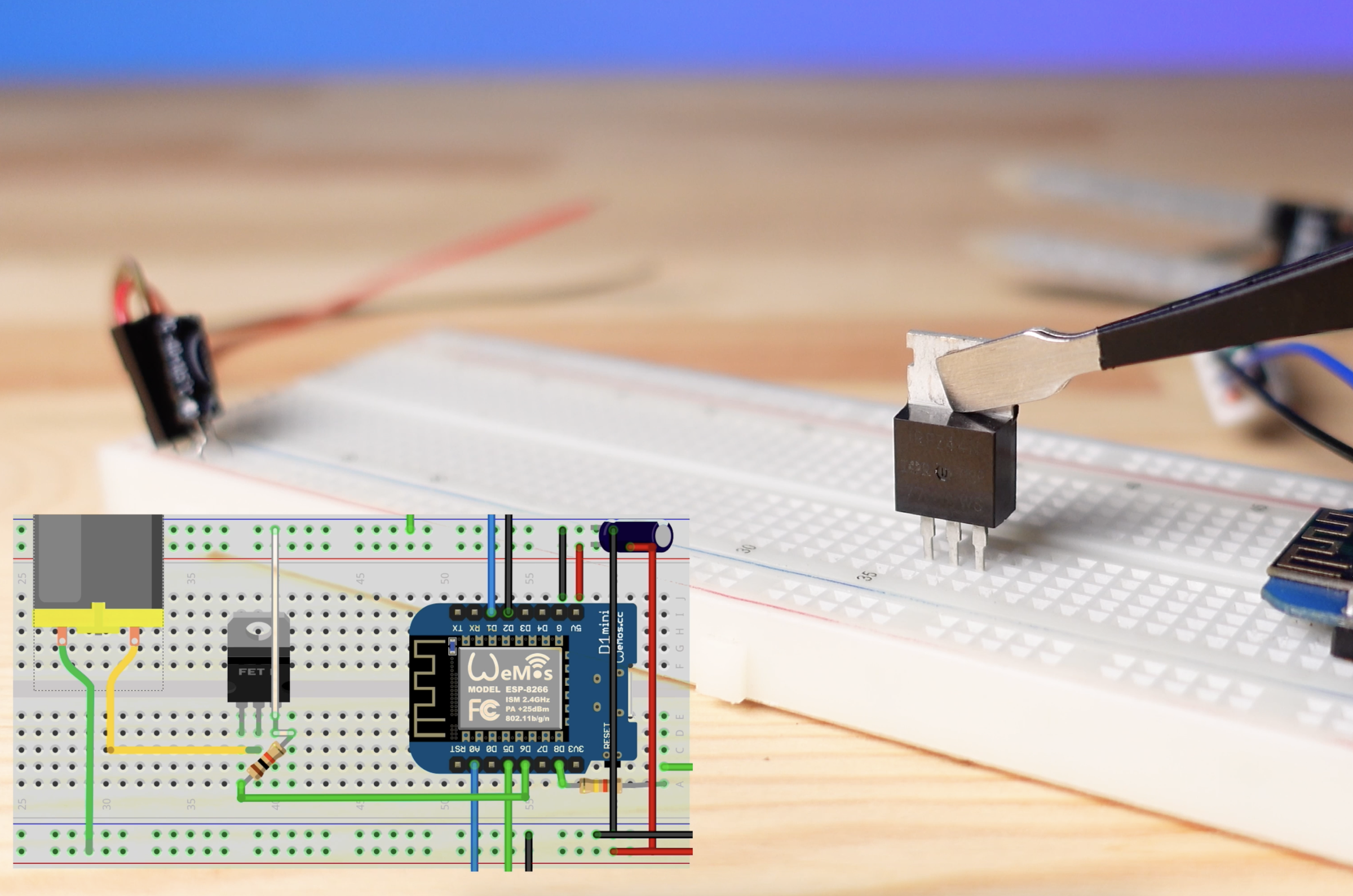 Build a Self Watering System (Soil Moisture Sensor - Water Pump - Water ...