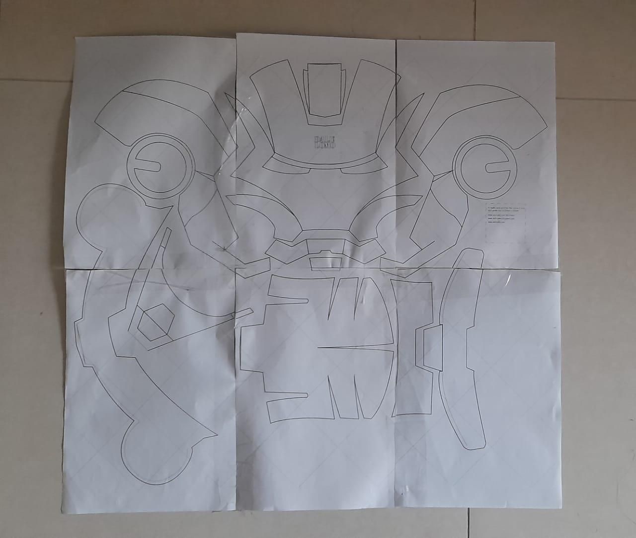 How to Build an Iron Man Helmet ! (With Movable Face Plate ! ) : 14 ...