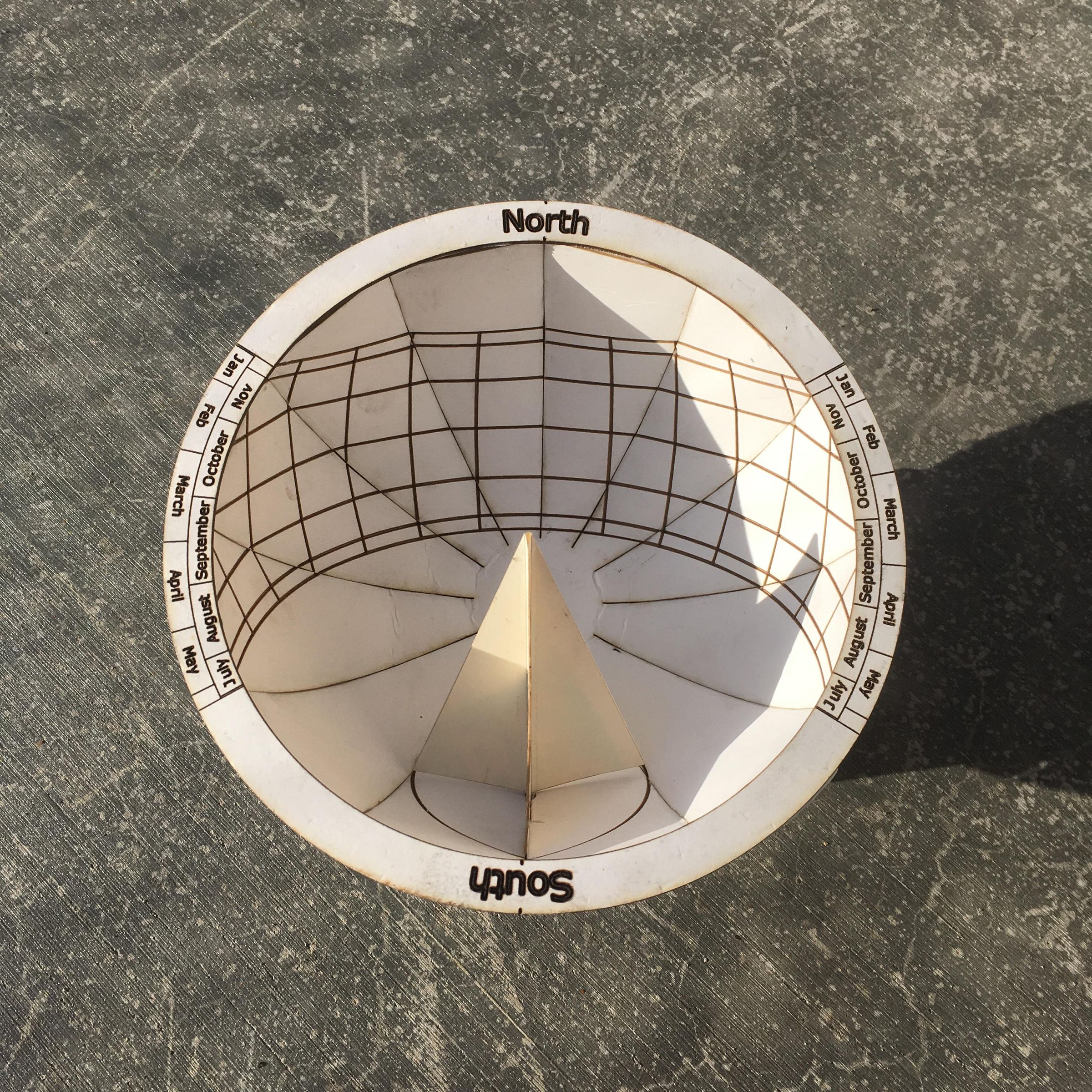 A Hemispherical Paper Sundial : 5 Steps (with Pictures) - Instructables