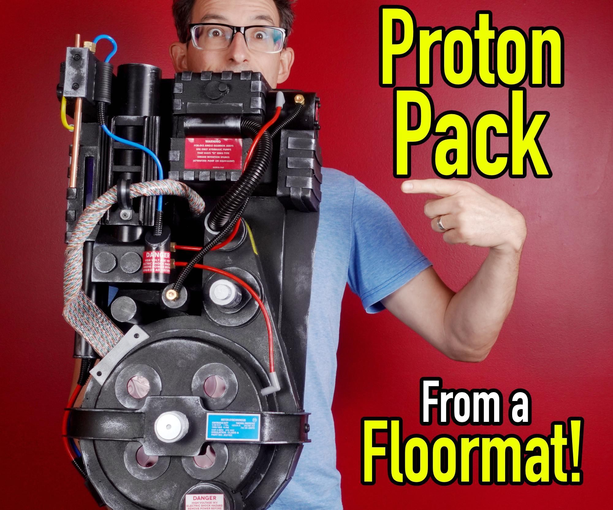 DIY Ghostbusters Proton Pack Costume From a Foam Floormat : 59 Steps ...