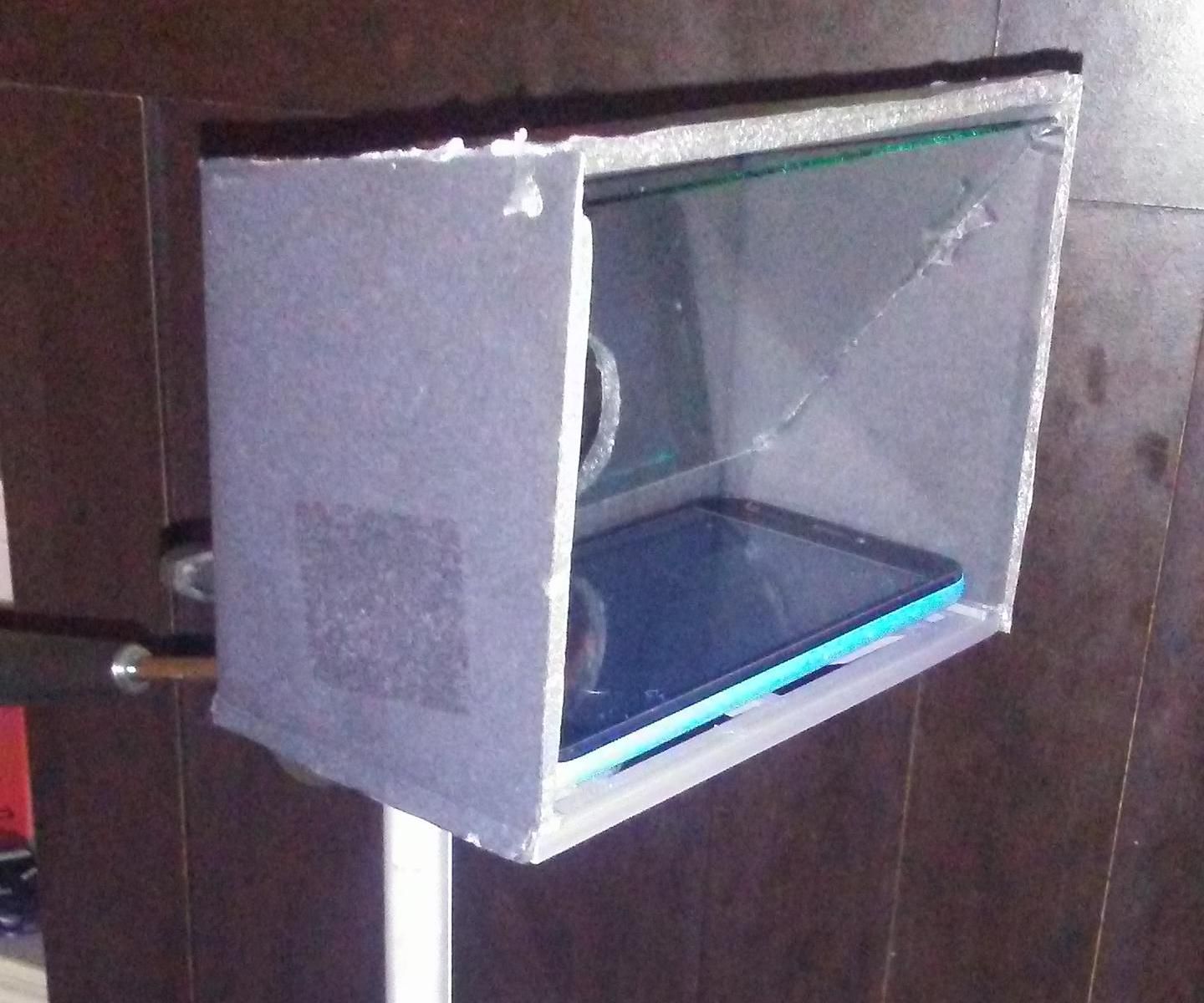 Cheap and Easy Cell Phone Teleprompter - 3D Print and Foamboard : 9 ...