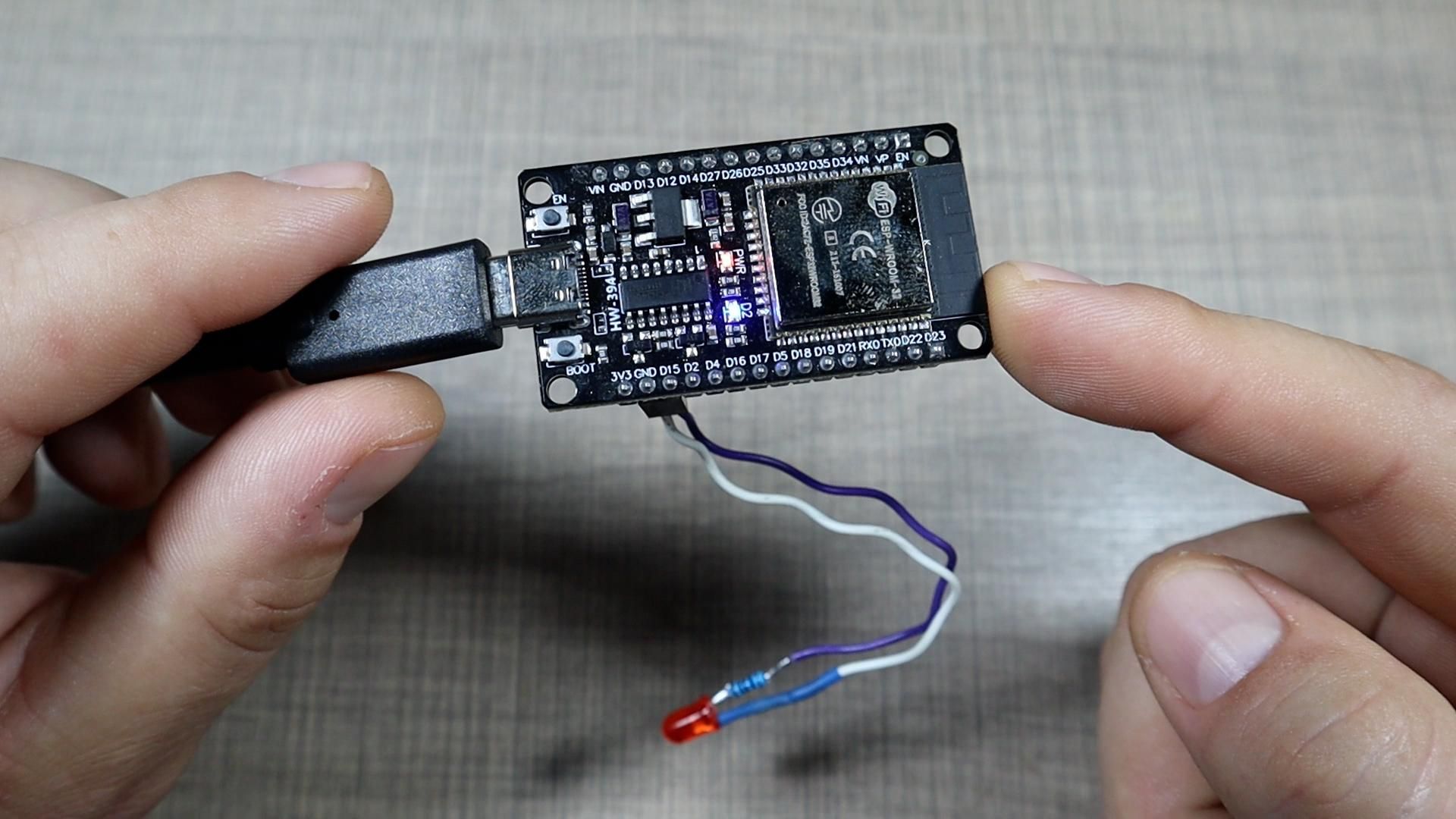 Voice Controlled LED With ESP32, Arduino Cloud and Google Assistant : 4 ...
