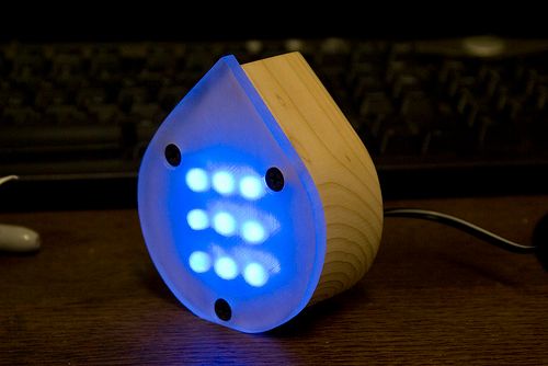 Make a Fancy Blue LED Lamp (by Brad Justinen) : 6 Steps (with Pictures ...