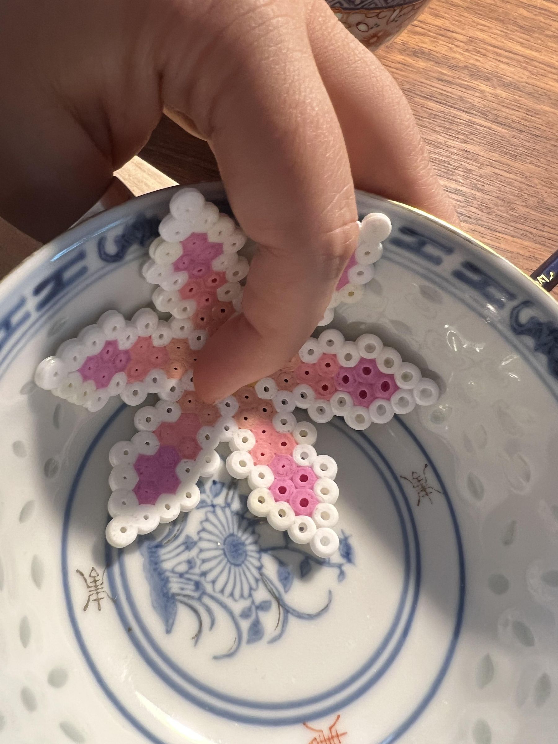 From 2d to 3d - How to Make a Water Lily Hair Bun Holders With Hama ...
