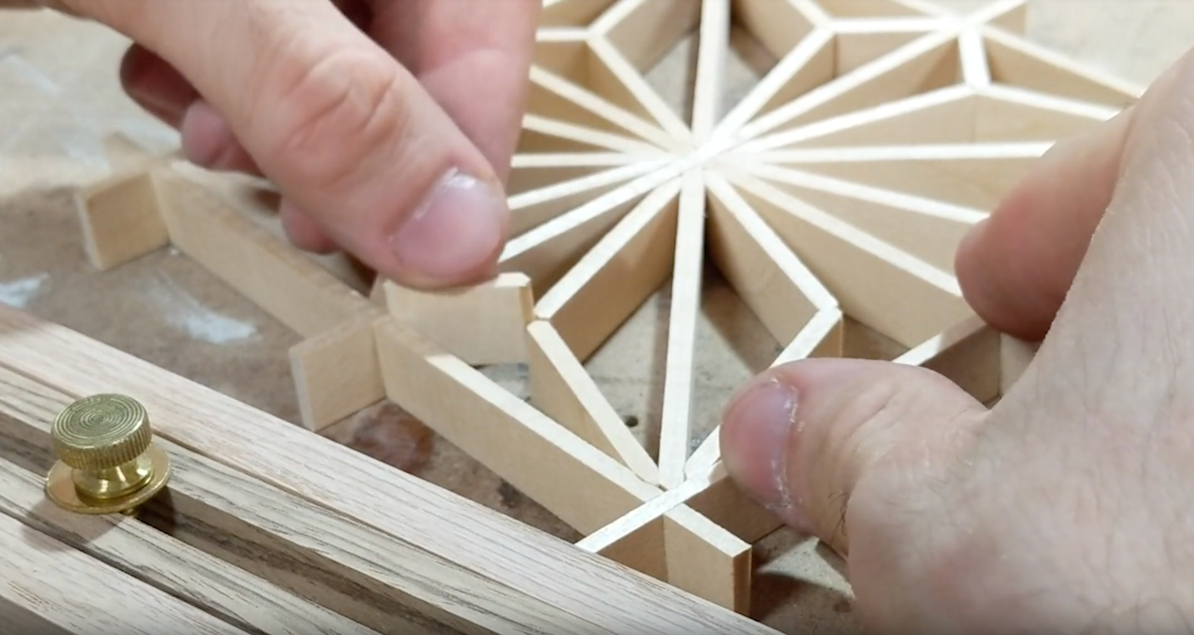 How to Make Asanoha Kumiko - Japanese Woodworking : 6 Steps (with ...