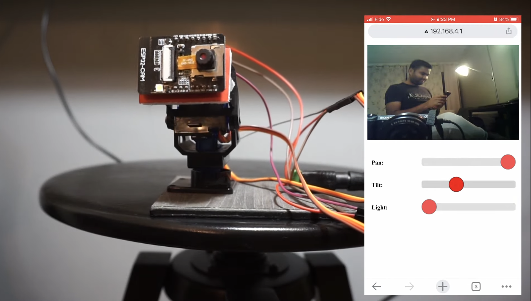 Diy Pan Tilt Control Using Servos For Esp32 Cam Wifi Security Camera 8 Steps Instructables