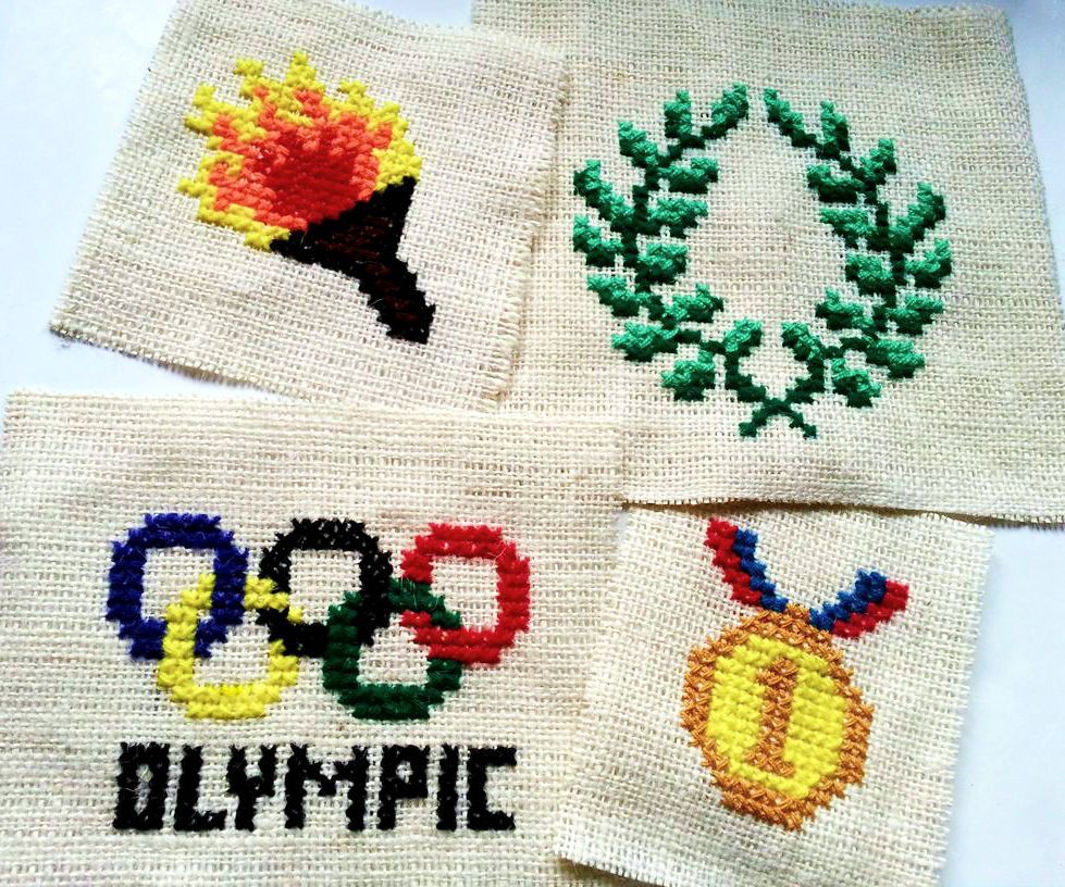Olympic Inspired Cross-Stitches : 7 Steps (with Pictures) - Instructables