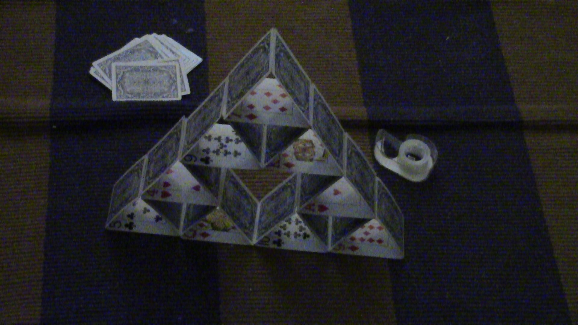 Card Pyramid Stuff Holder : 3 Steps (with Pictures) - Instructables