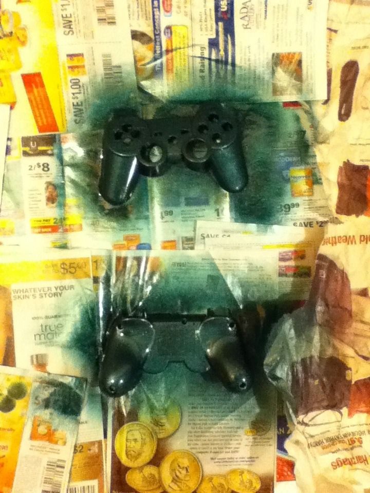 Cool Painted Ps3 Controllers