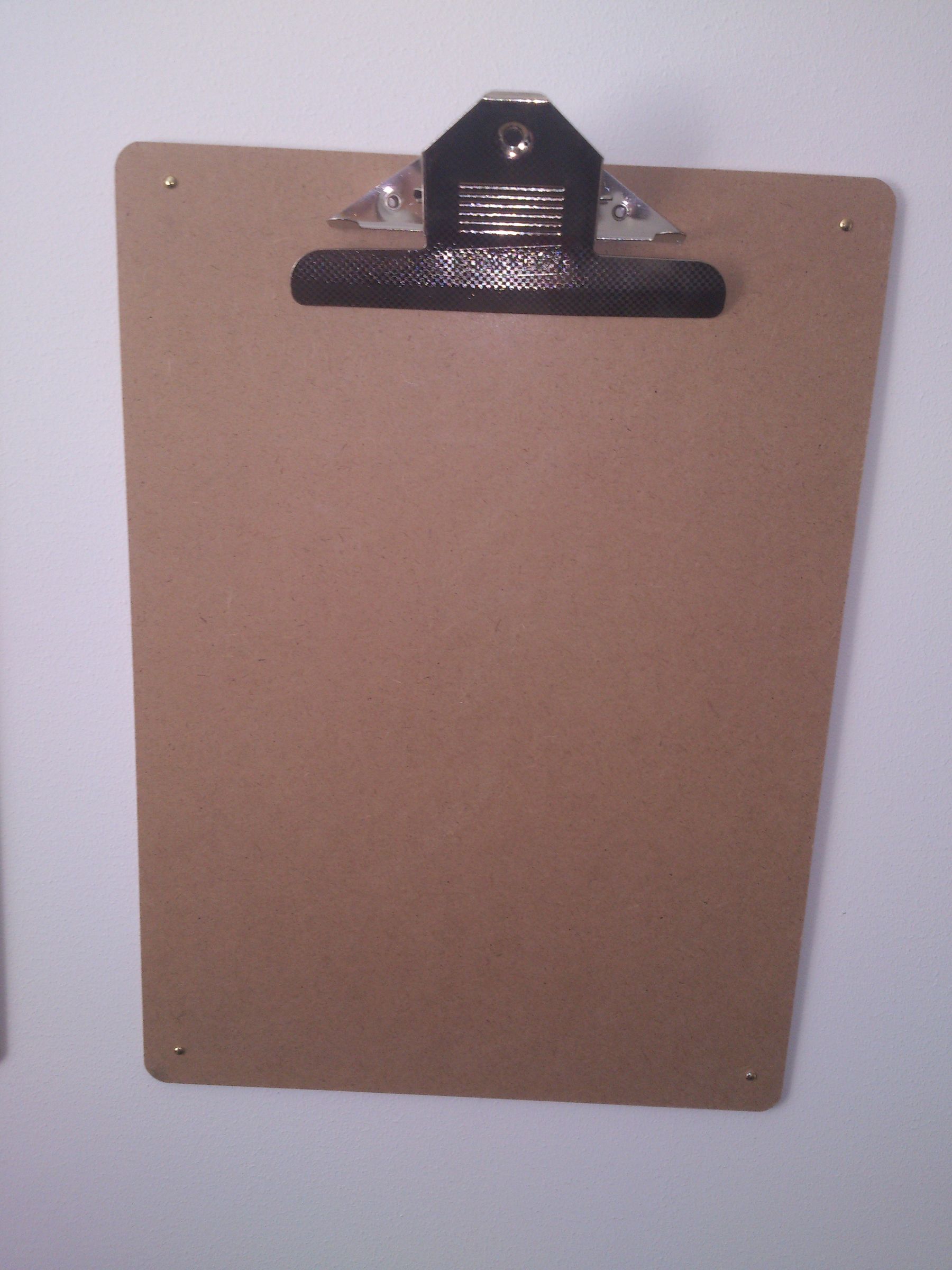 Wall Organisation Clipboards - Instructables
