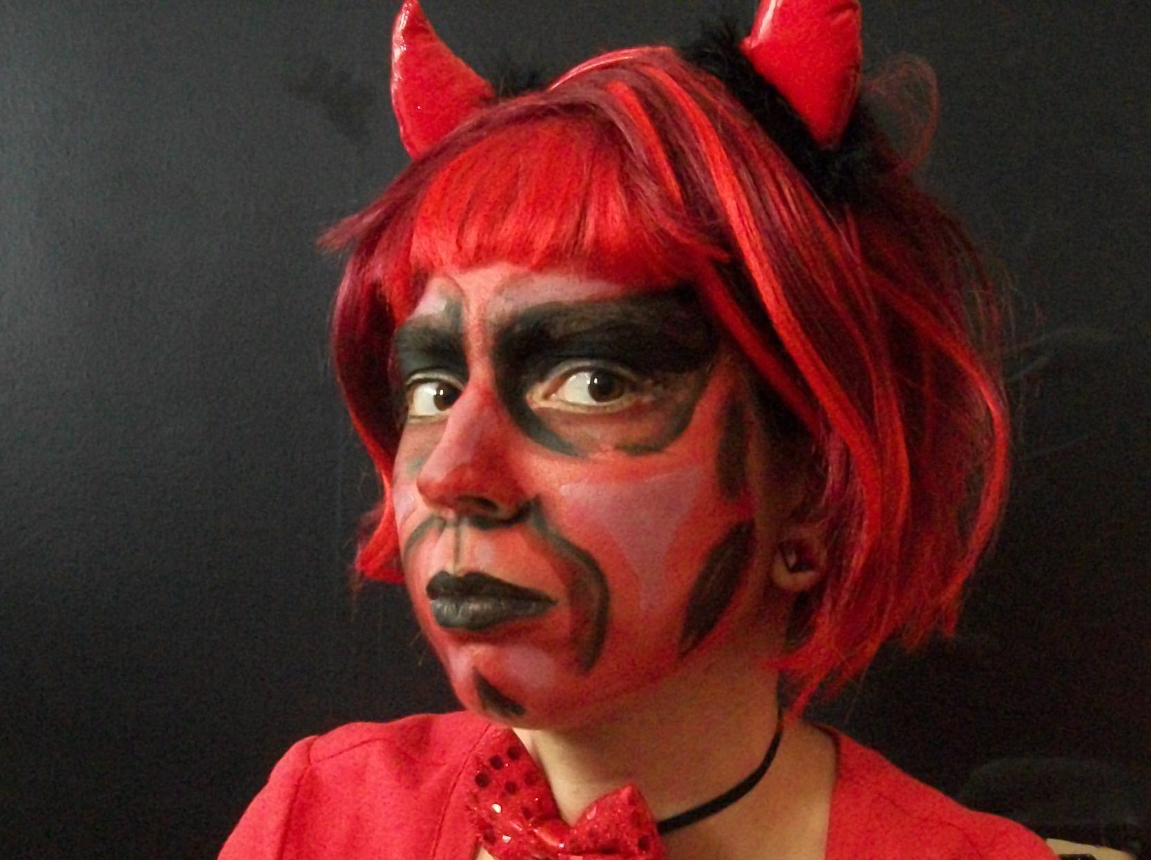 Red Devil Face Paint : 7 Steps (with Pictures) - Instructables