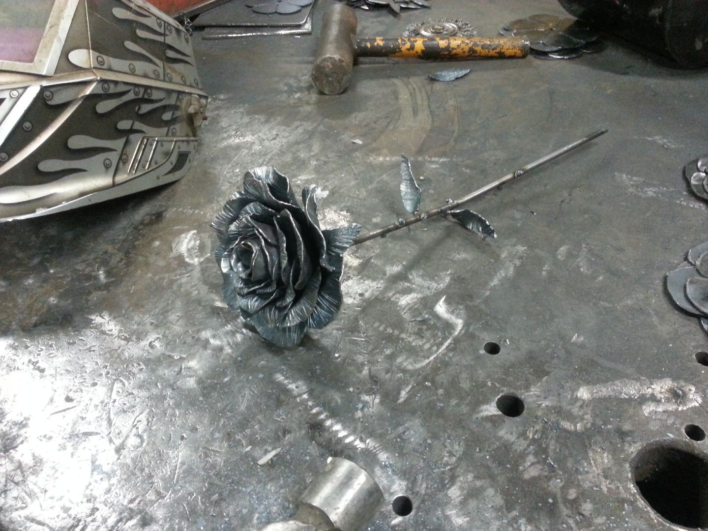 Blacksmithing a Metal Rose : 9 Steps (with Pictures) - Instructables