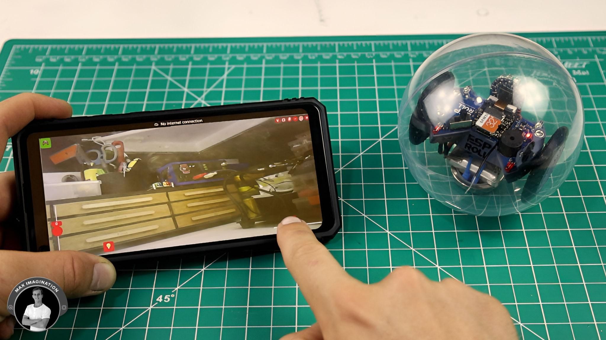 ESP-ROLL: Build a Spherical Self-balancing Robot With ESP32 Camera ...