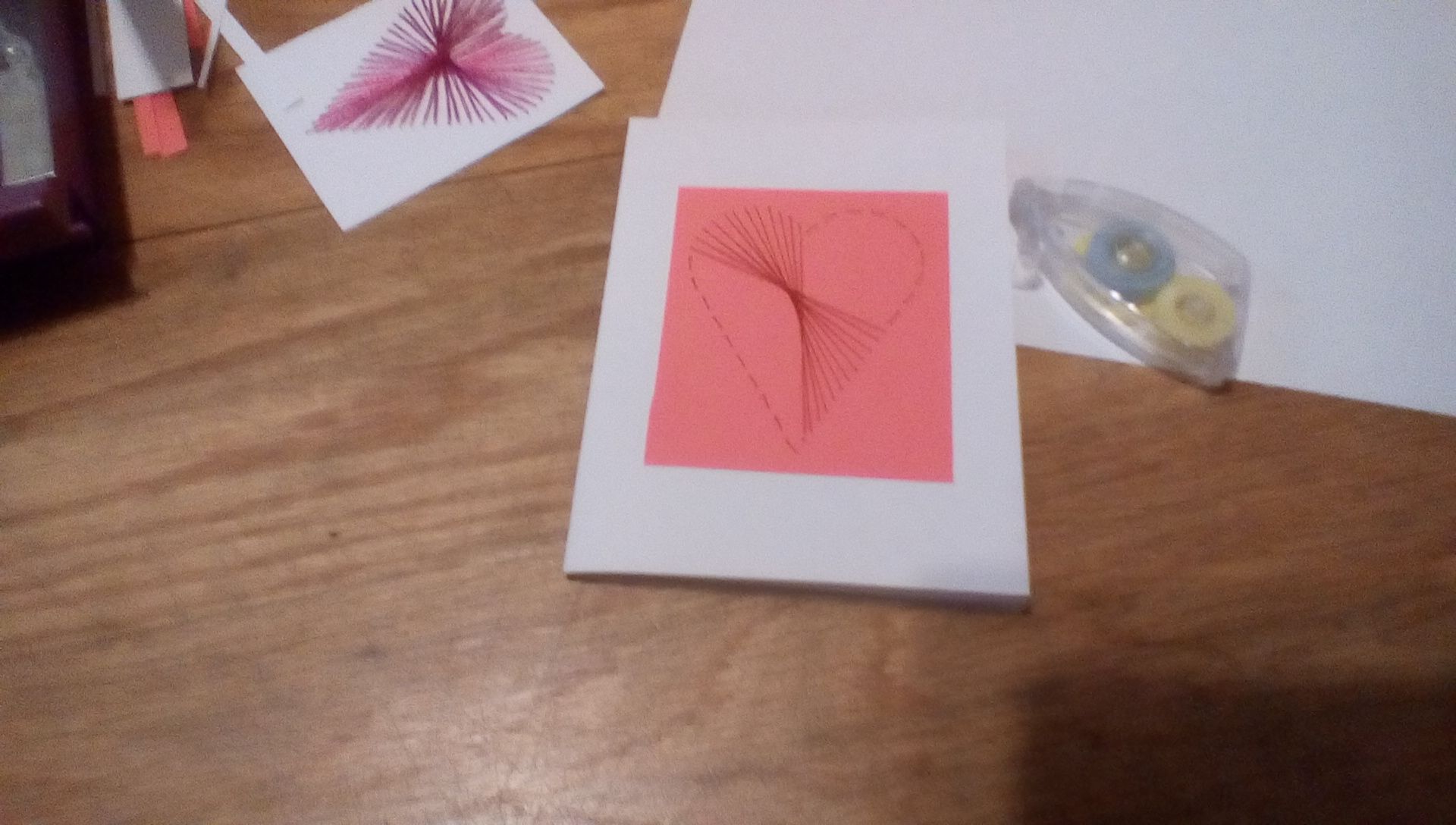 String Art Valentine Cards--and Other Holidays : 4 Steps (with Pictures ...