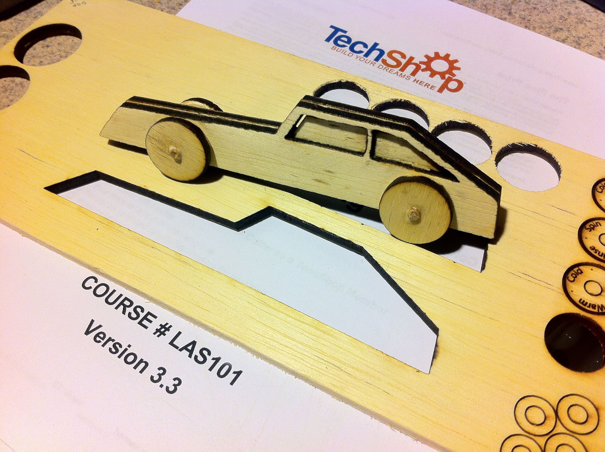 Easy Laser Cut Wooden Car Toy : 6 Steps - Instructables