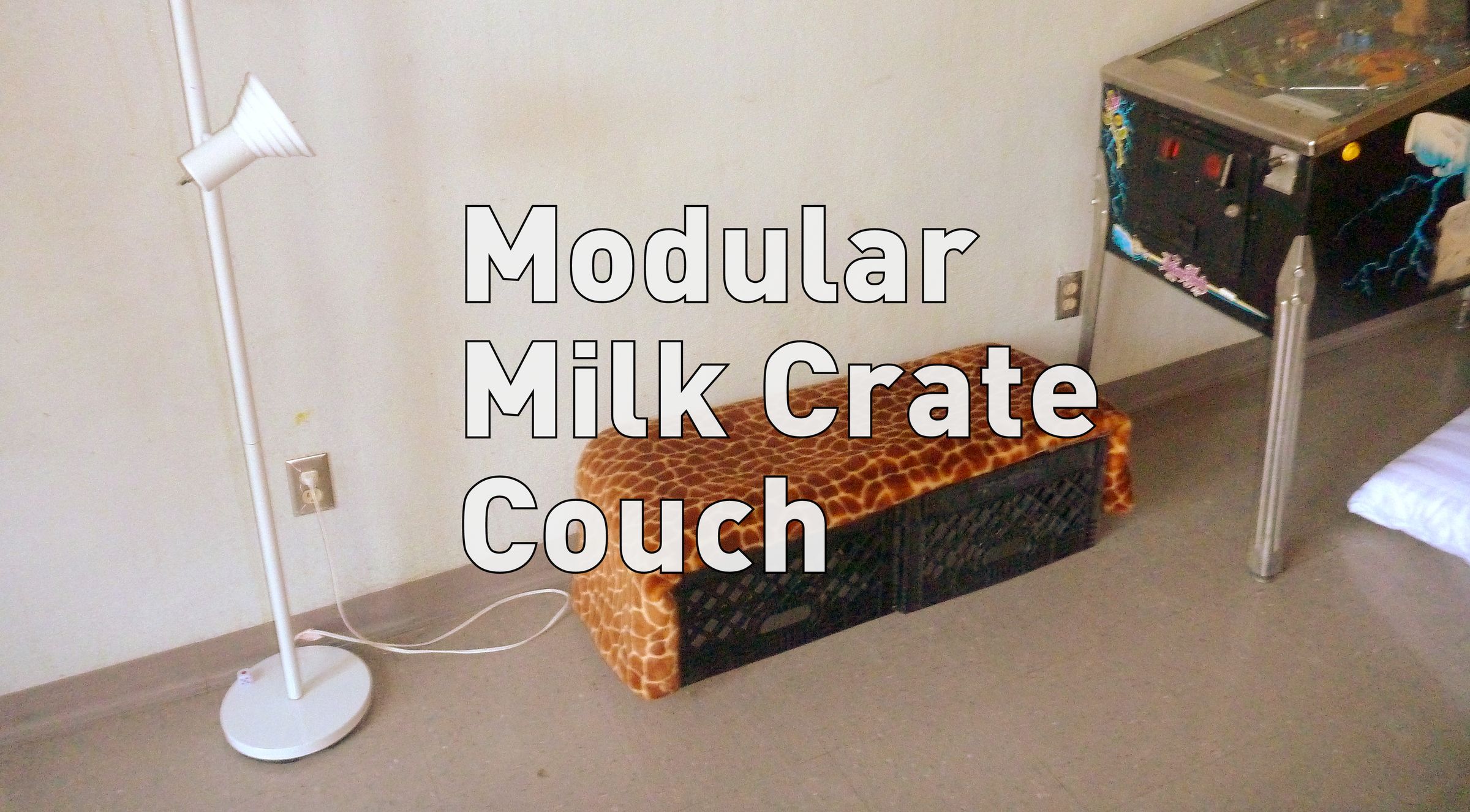Modular Milk Crate Couch : 4 Steps (with Pictures) - Instructables