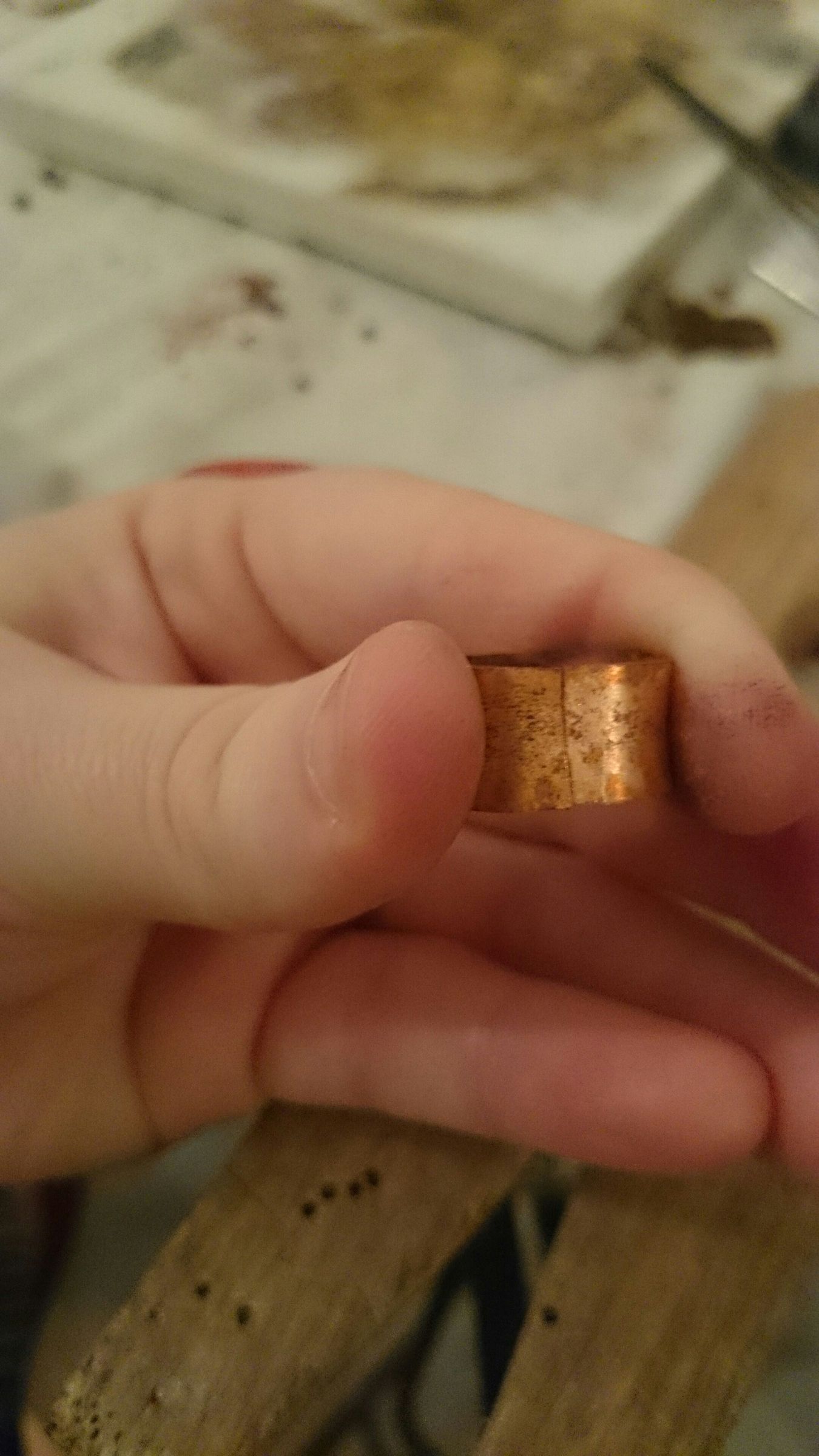 Spinner Ring - Copper & Silver : 4 Steps - Instructables