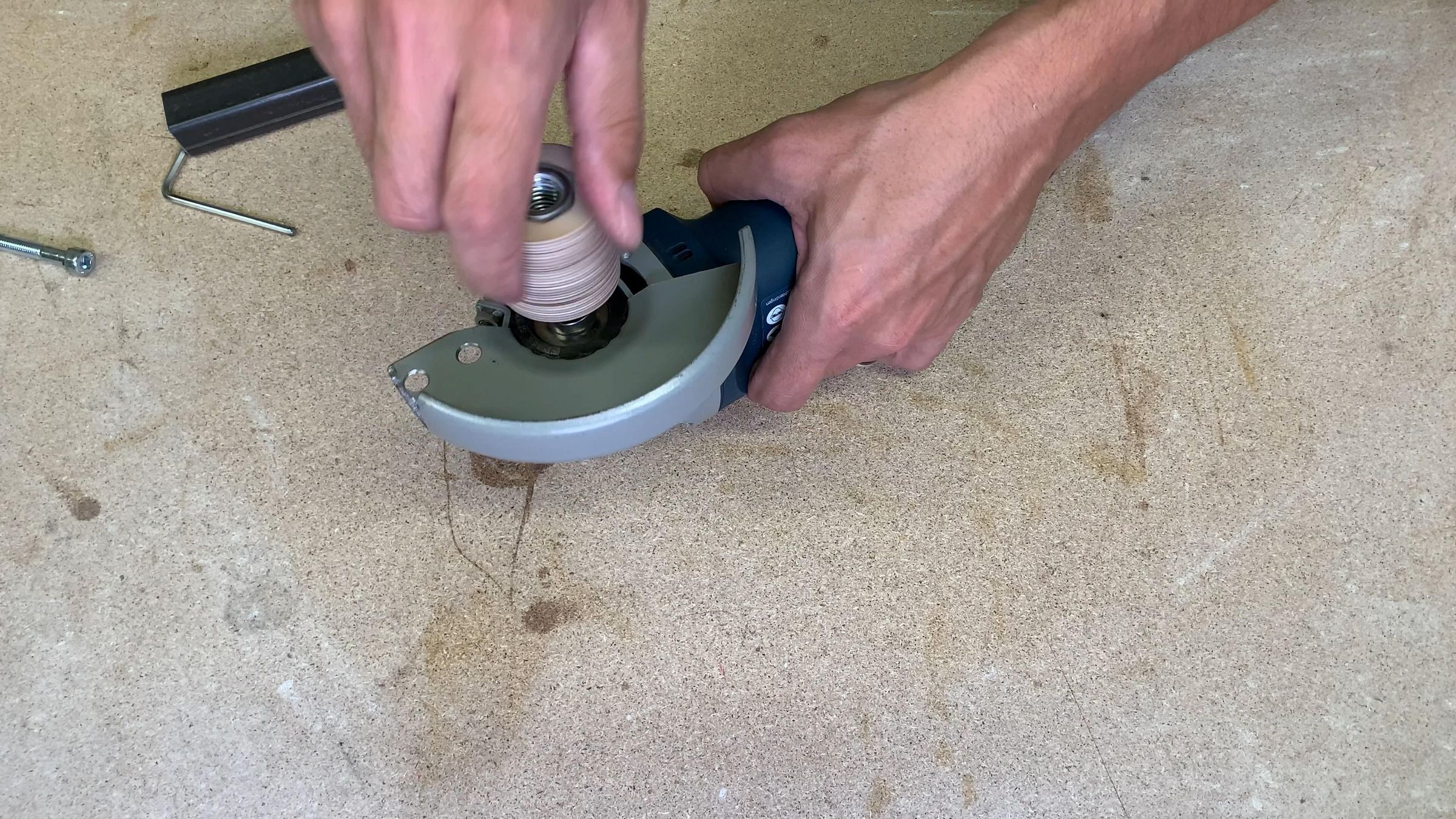 A Power File From an Angle Grinder : 15 Steps (with Pictures ...