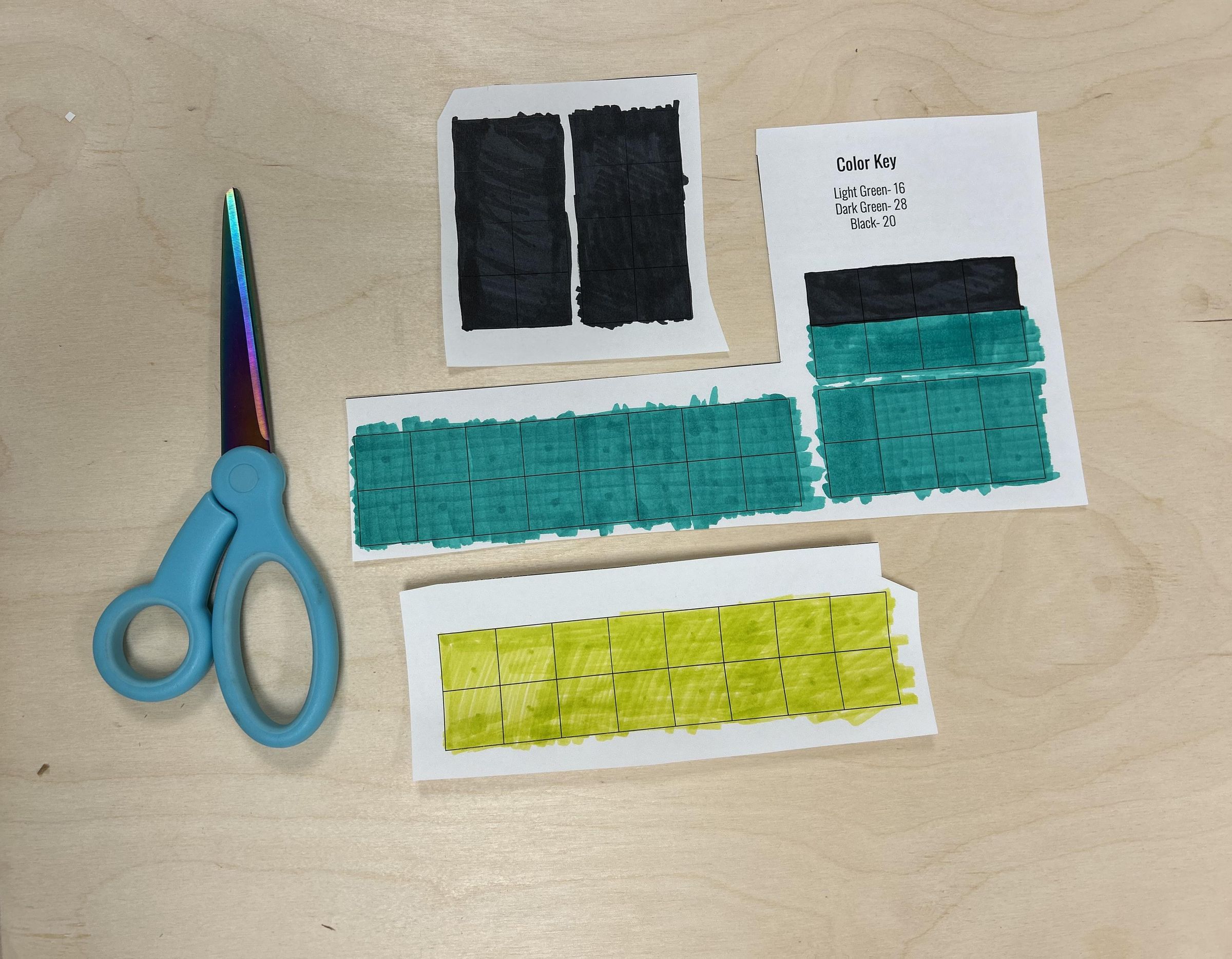 Minecraft Creeper Pixel Art Craft : 5 Steps (with Pictures) - Instructables