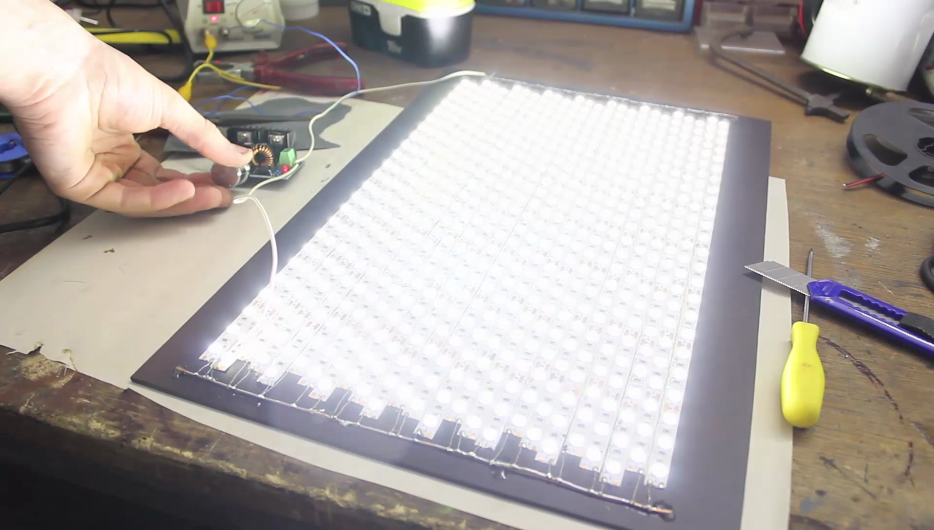 How to Make a Bright LED Panel for 20$ : 7 Steps (with Pictures ...