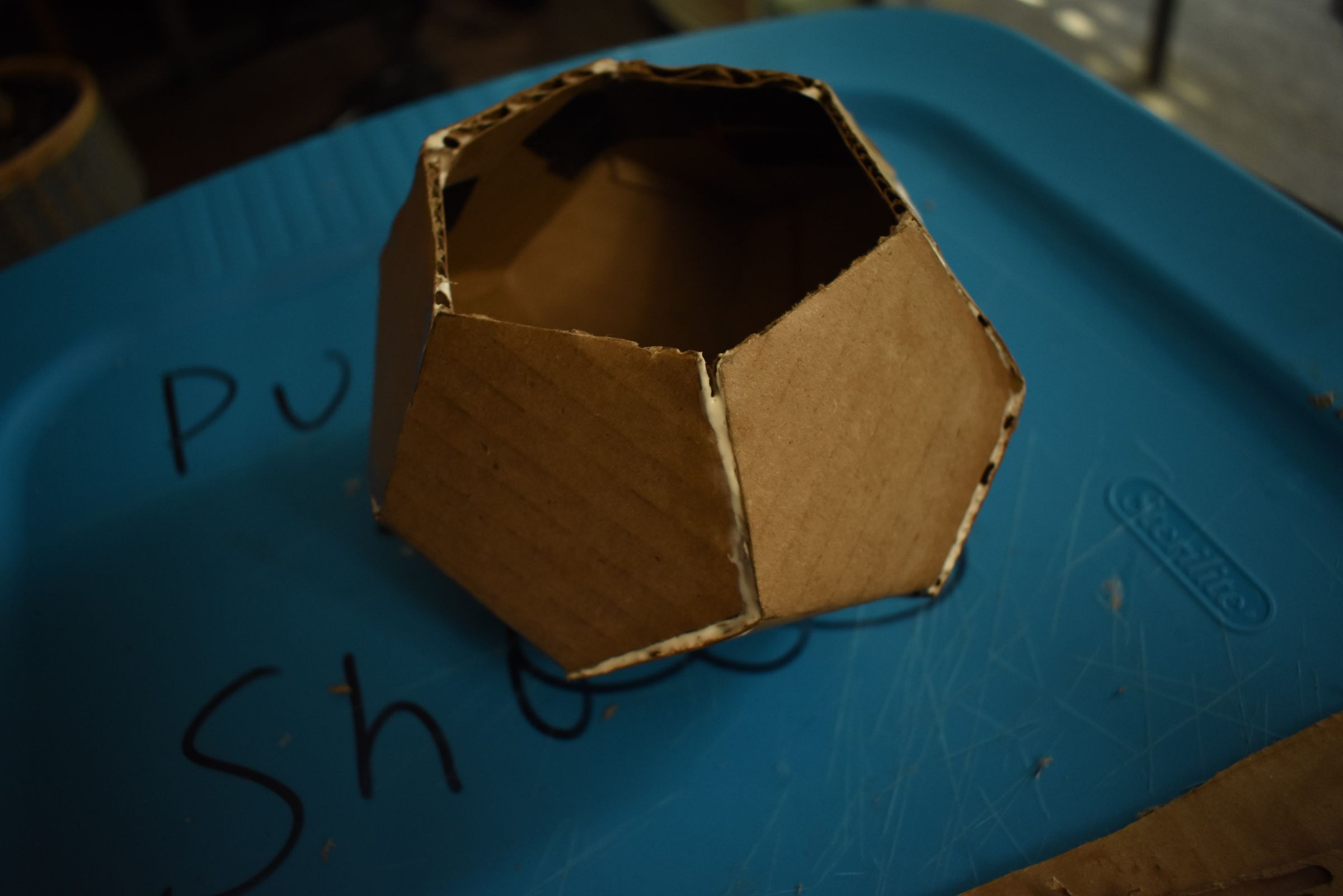 Modern Geometric [Cardboard] Planter : 8 Steps (with Pictures ...