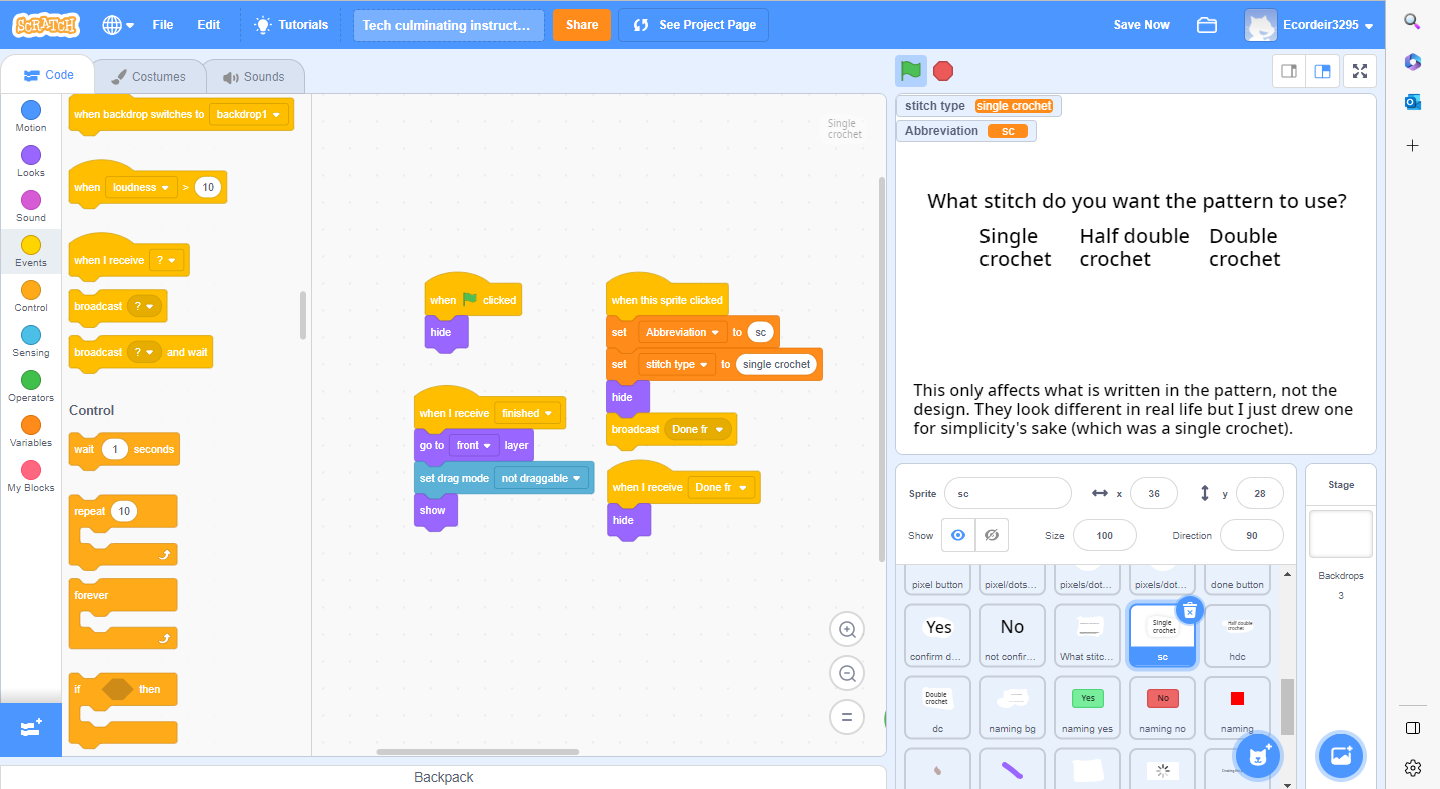 Scratch Crochet Pattern Maker : 22 Steps (with Pictures) - Instructables