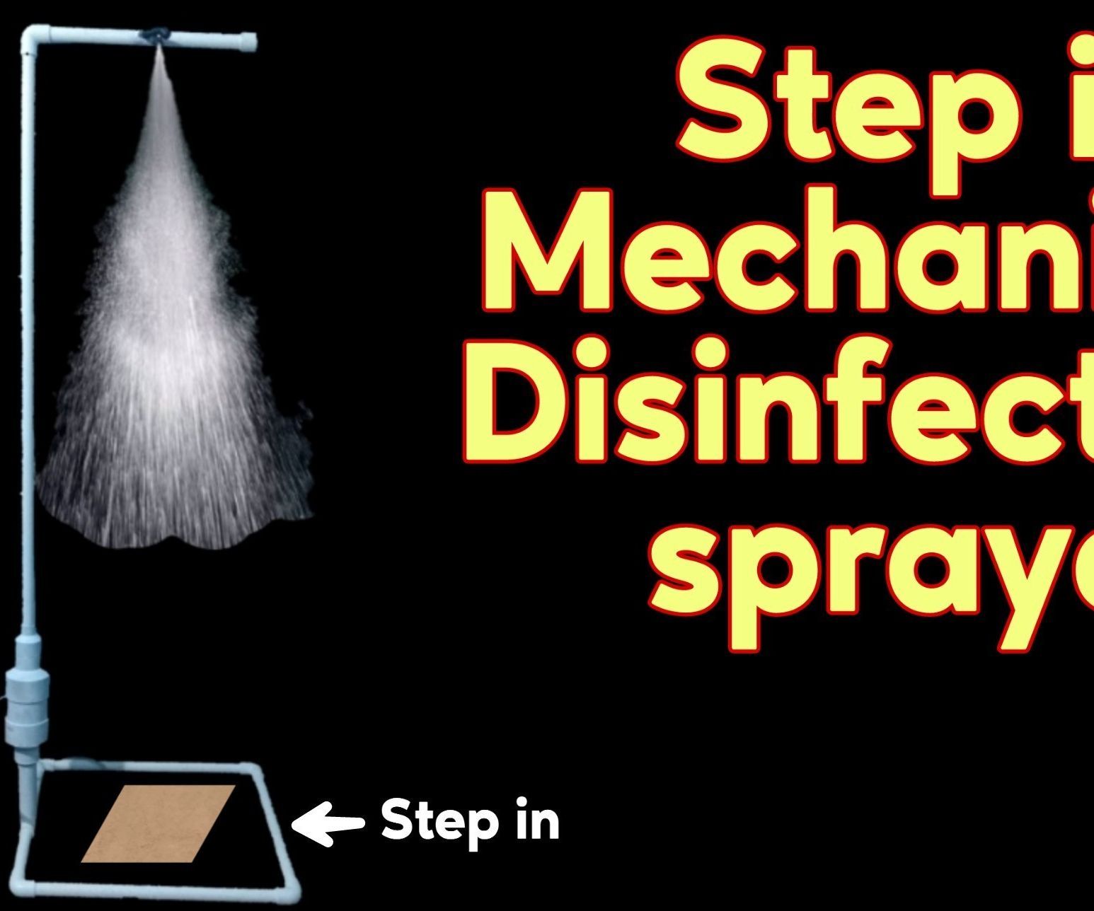Step in Disinfectant Sprayer : 3 Steps - Instructables