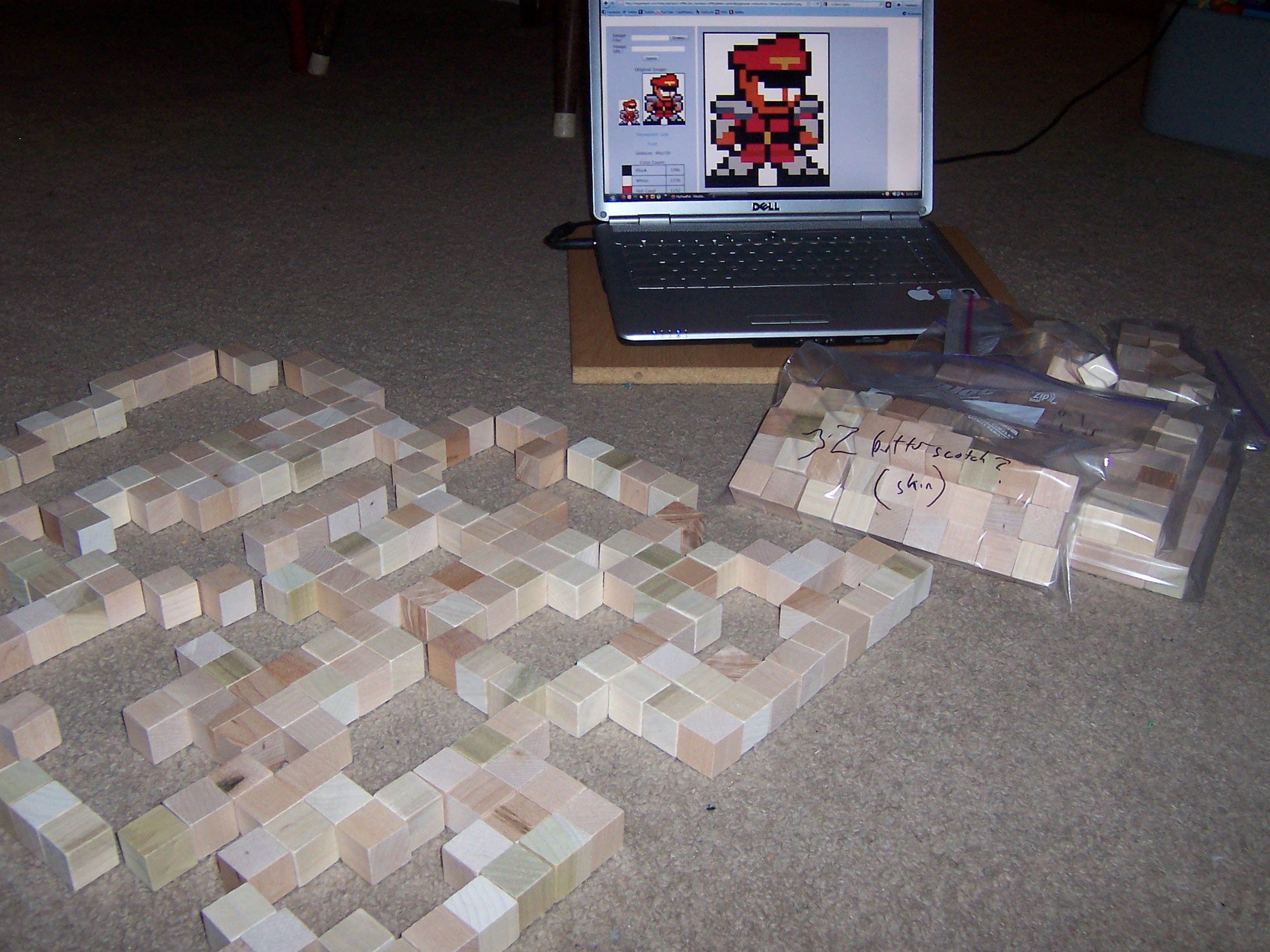 3D 8-Bit M. Bison Sprite Sculpture : 7 Steps - Instructables