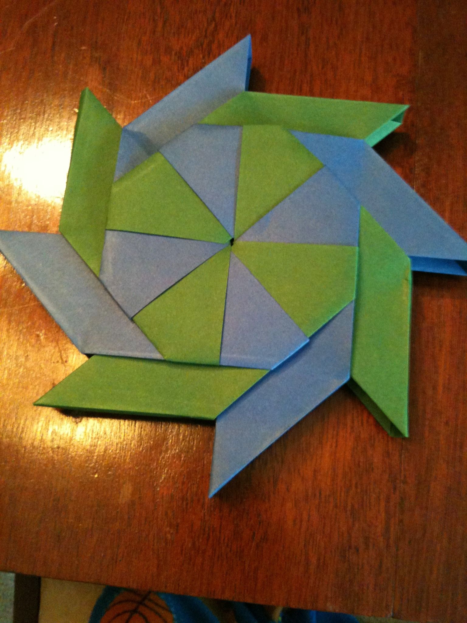 Origami Transforming Ninja Star