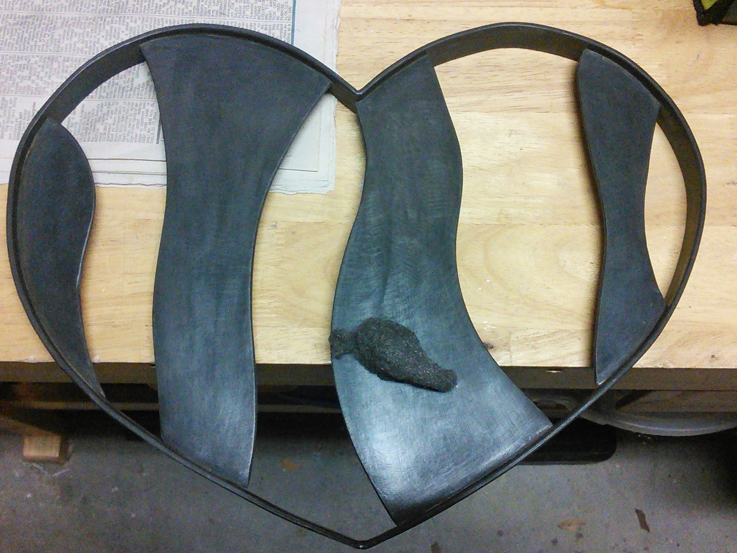 Steel Heart and Fused Glass Sculpture : 6 Steps (with Pictures ...