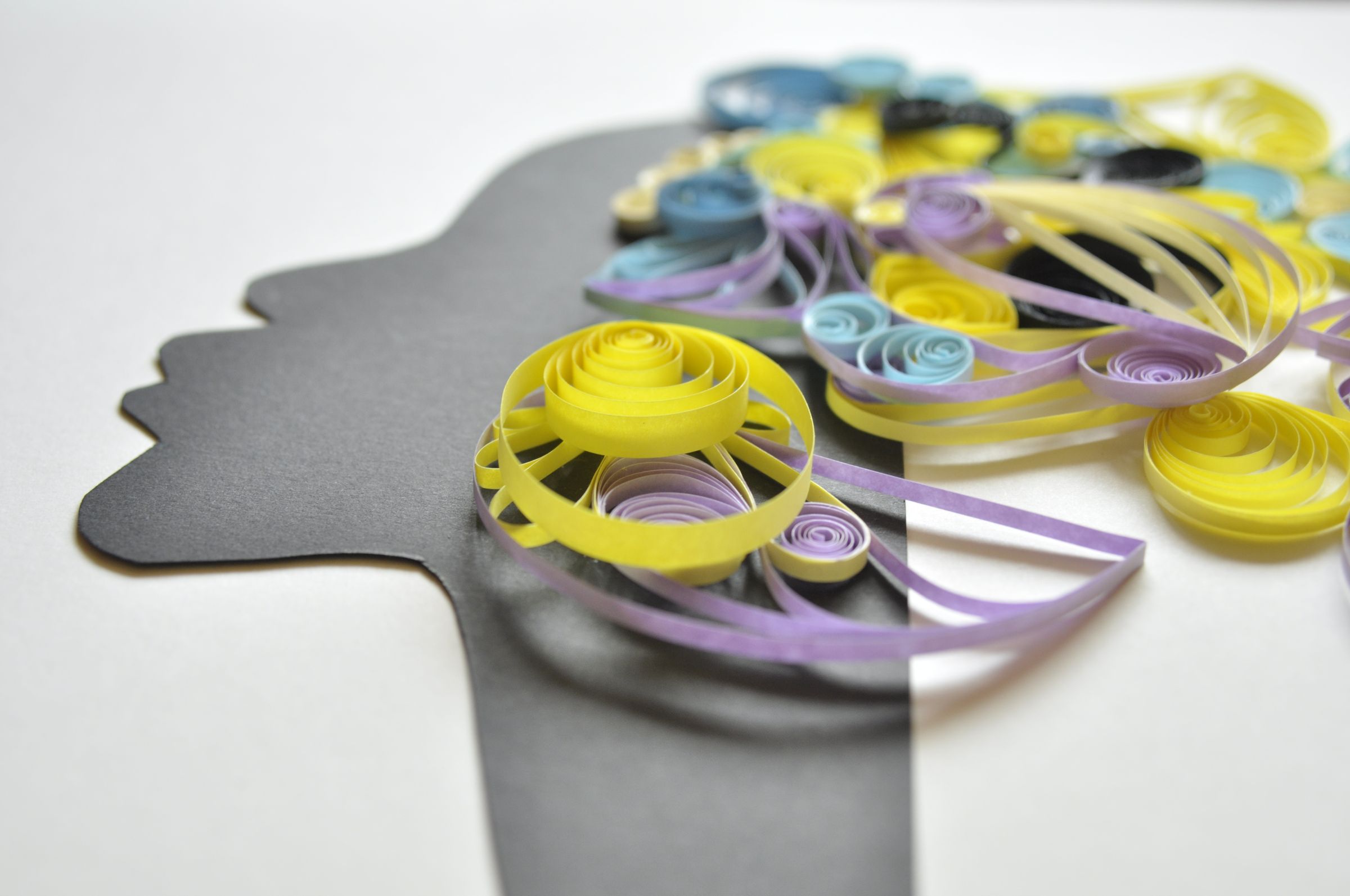 Flowering Head_quilled Paper Decoration : 4 Steps (with Pictures ...