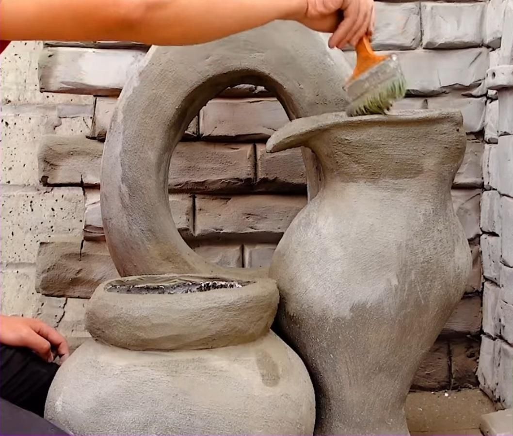 Rustic Pot Fountain: a Handcrafted Oasis for Home : 8 Steps (with ...