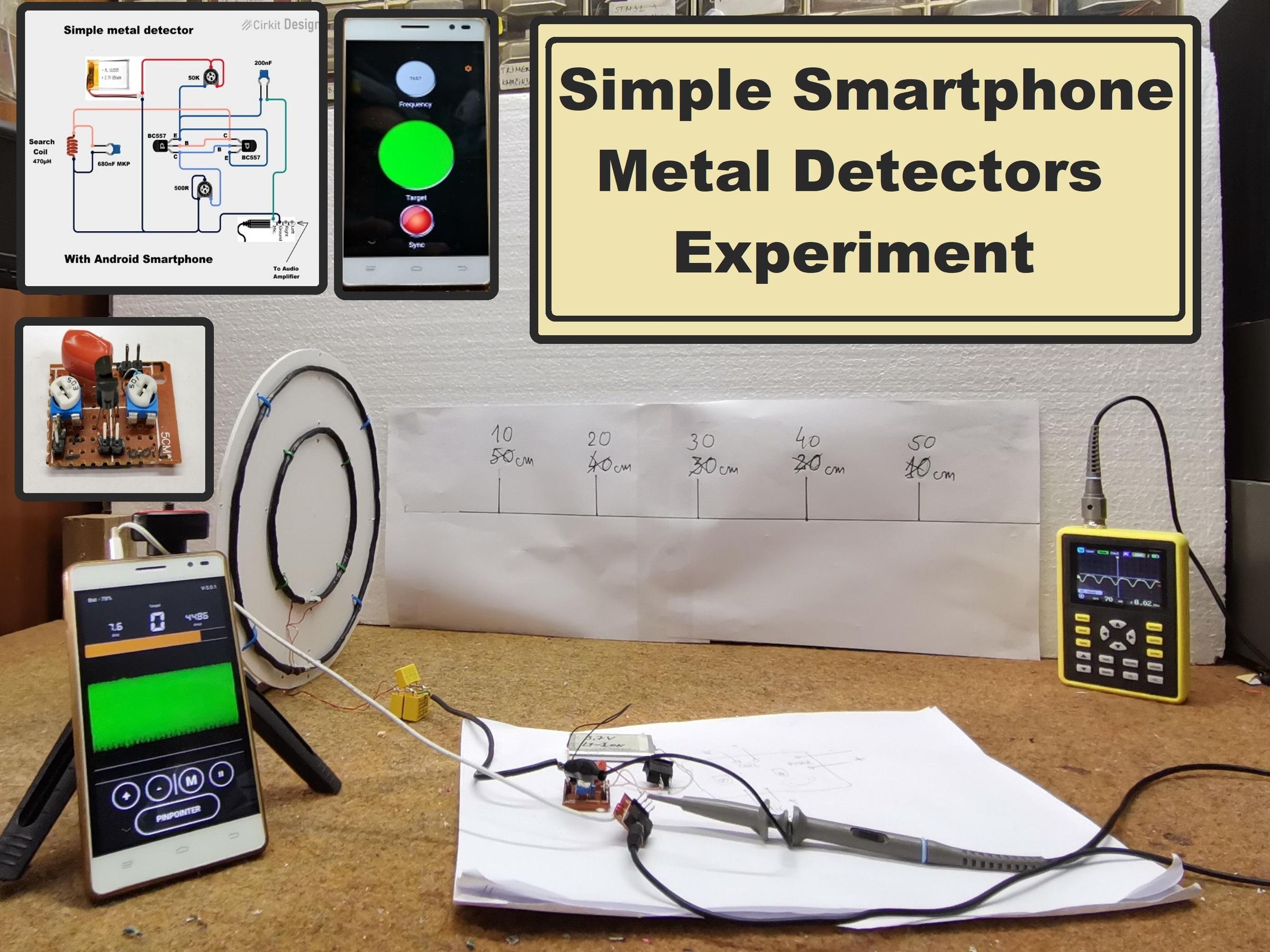 Simple Smartphone Metal Detector Experiments : 3 Steps (with Pictures ...