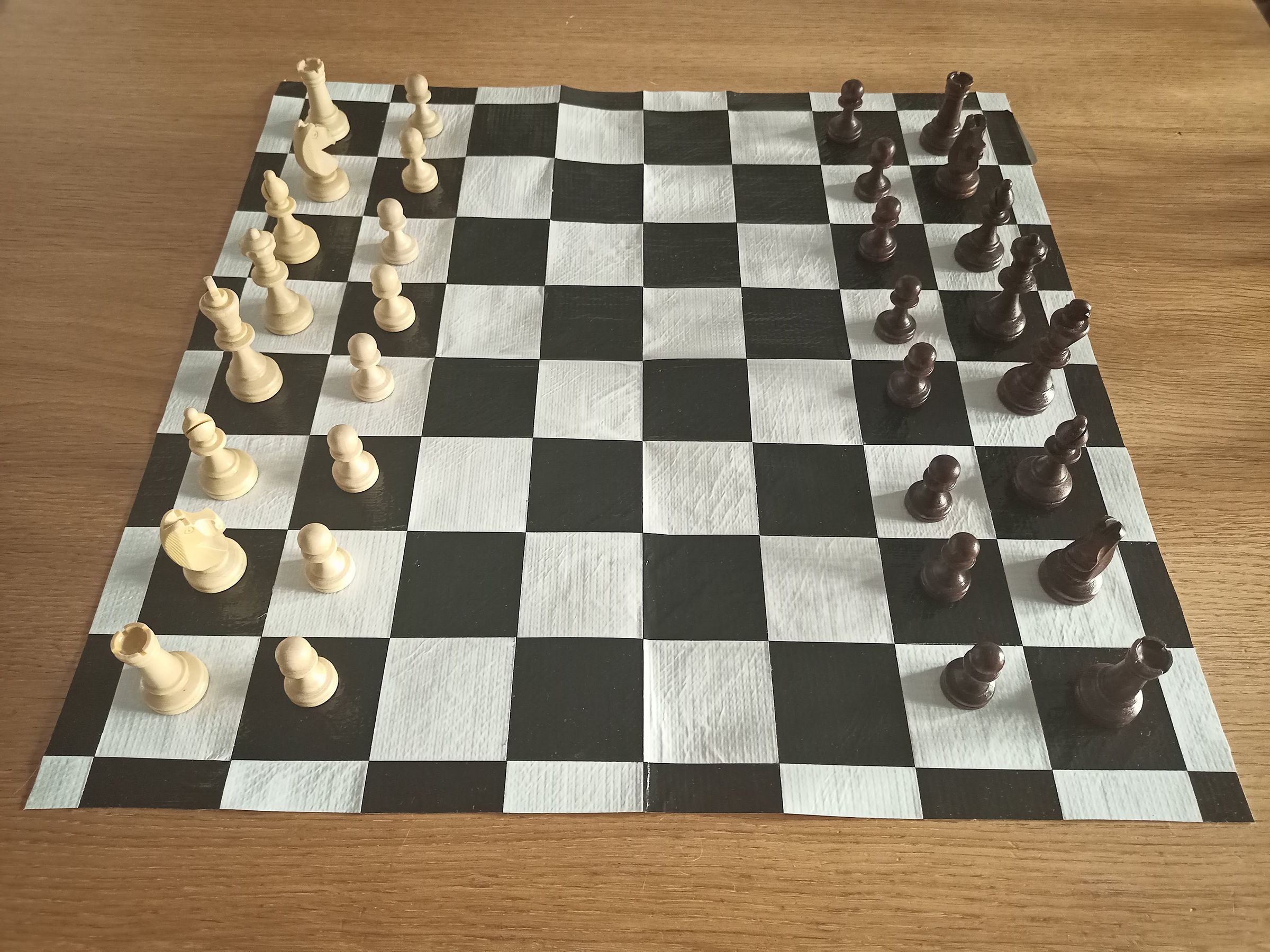 Duct Tape Chess Board Mat : 8 Steps (with Pictures) - Instructables