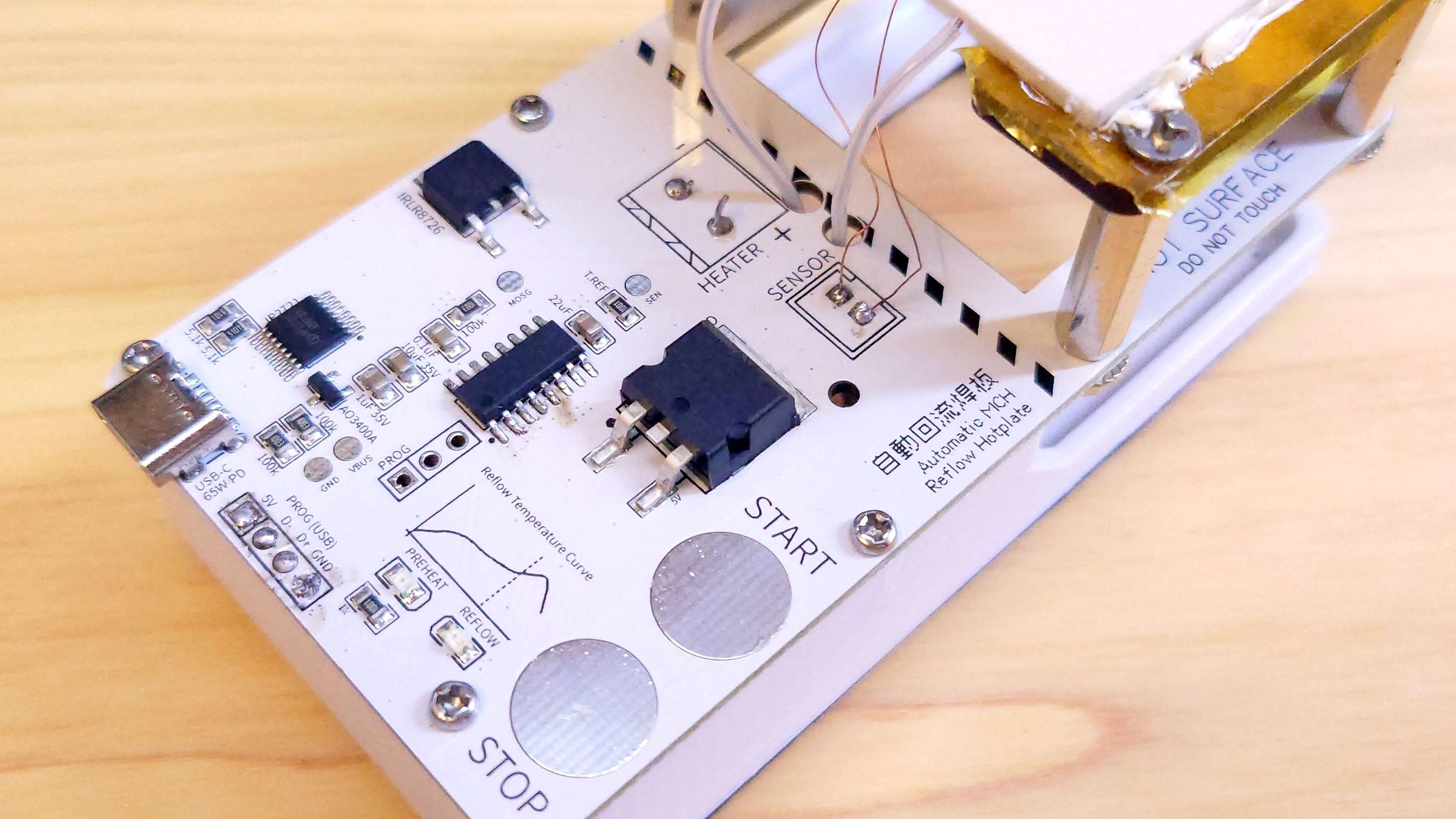 DIY USB-PD Powered MCH Automatic Reflow Hotplate (Open Source!) : 11 ...