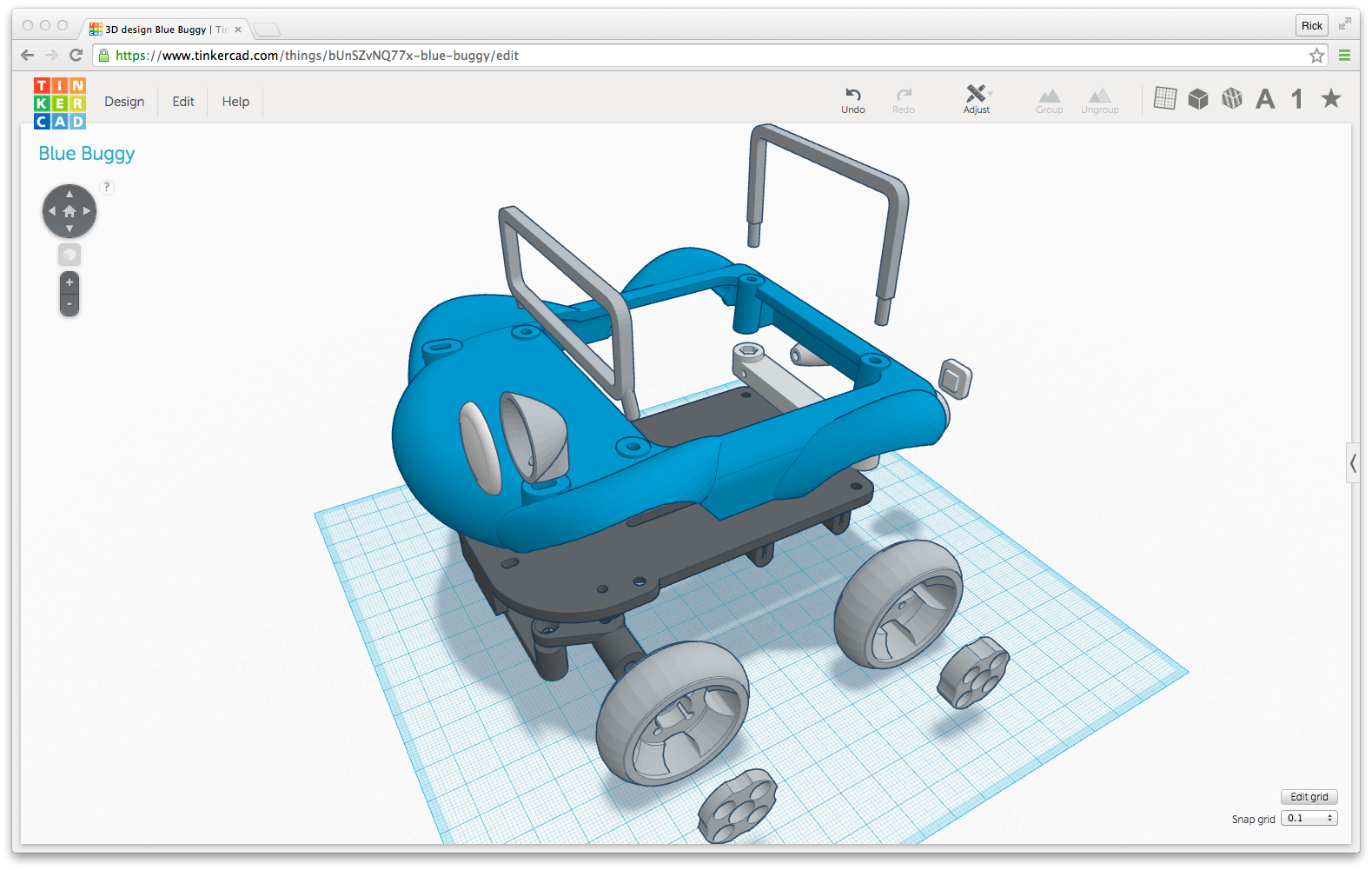 Blue Buggy : 4 Steps (with Pictures) - Instructables