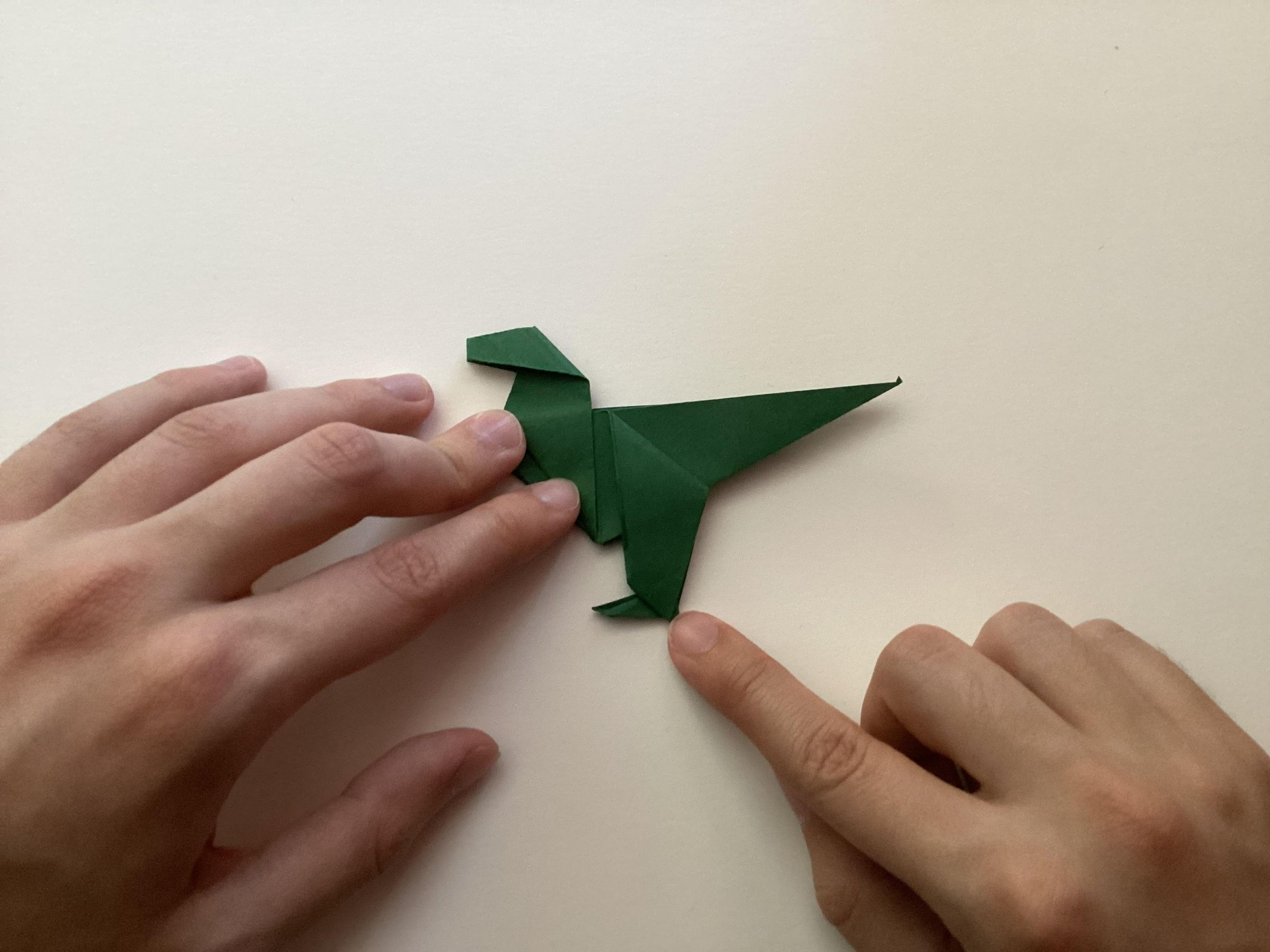 Origami Velociraptor : 12 Steps - Instructables