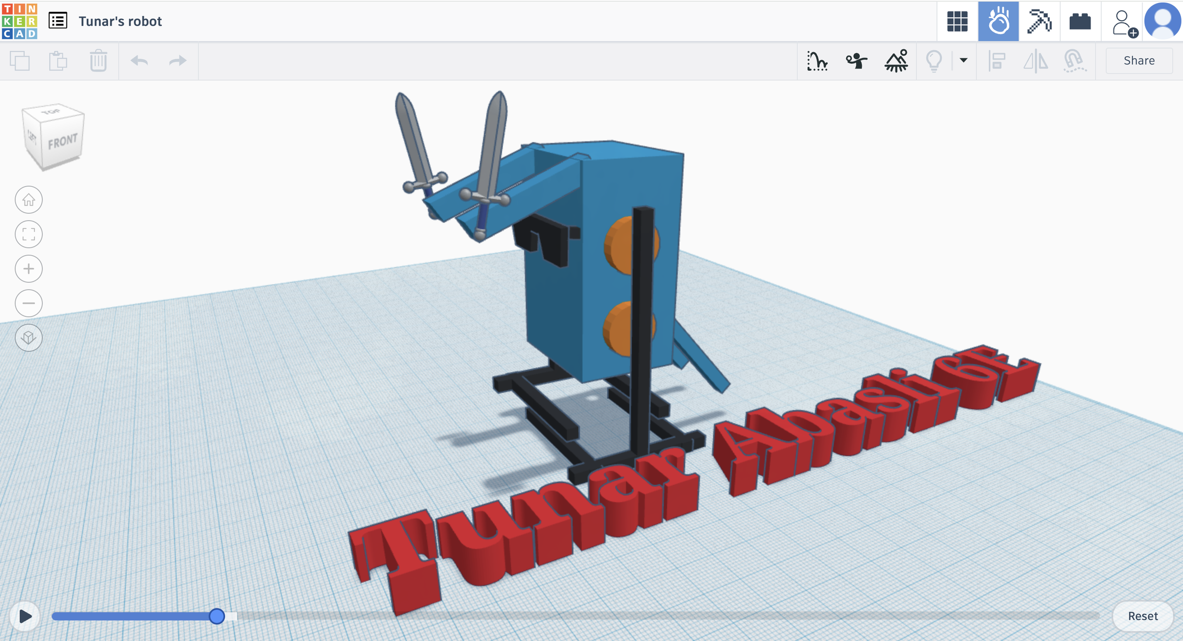 Tinkercad Robotics for School: SIMLAB KOMBAT! (virtual Walking Robots ...