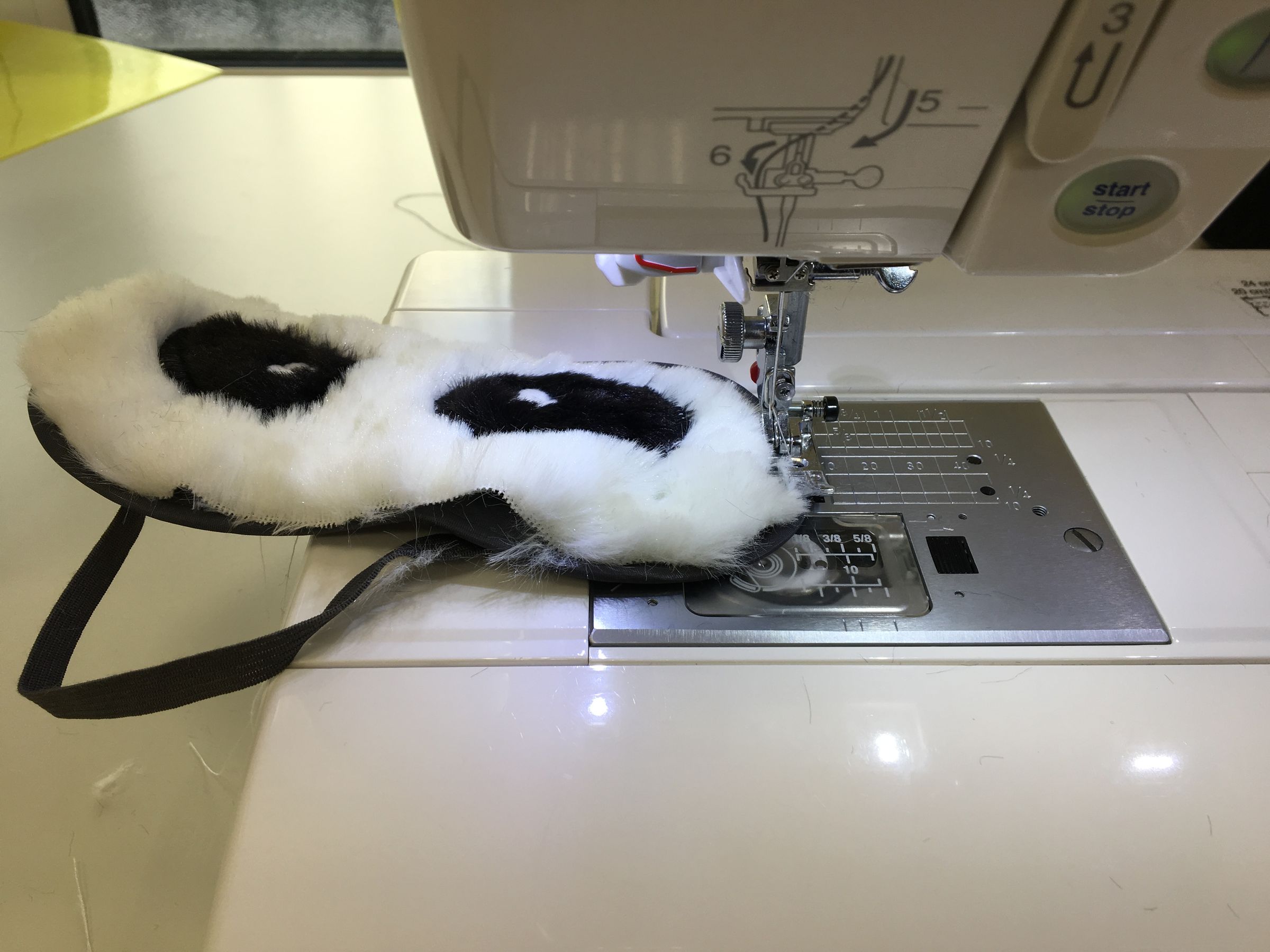 Panda Eye Mask : 12 Steps - Instructables