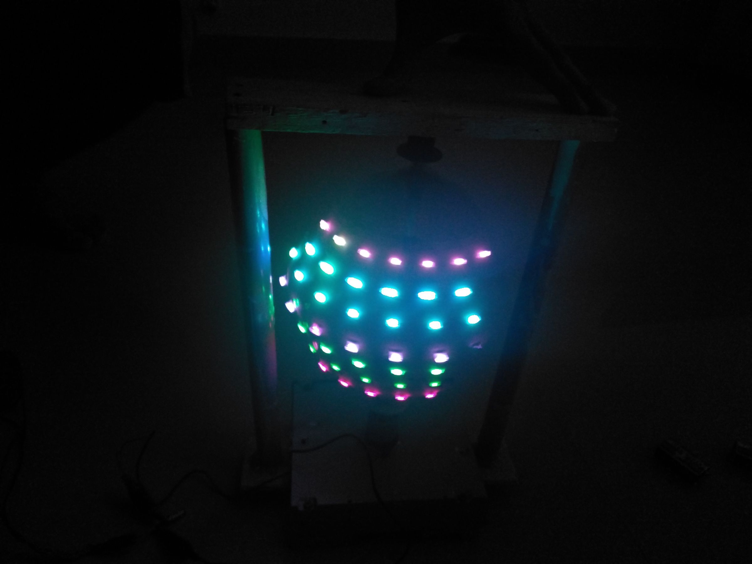 Make Your Own Rainbow POV Lamp! From Literally Junk! : 9 Steps (with ...
